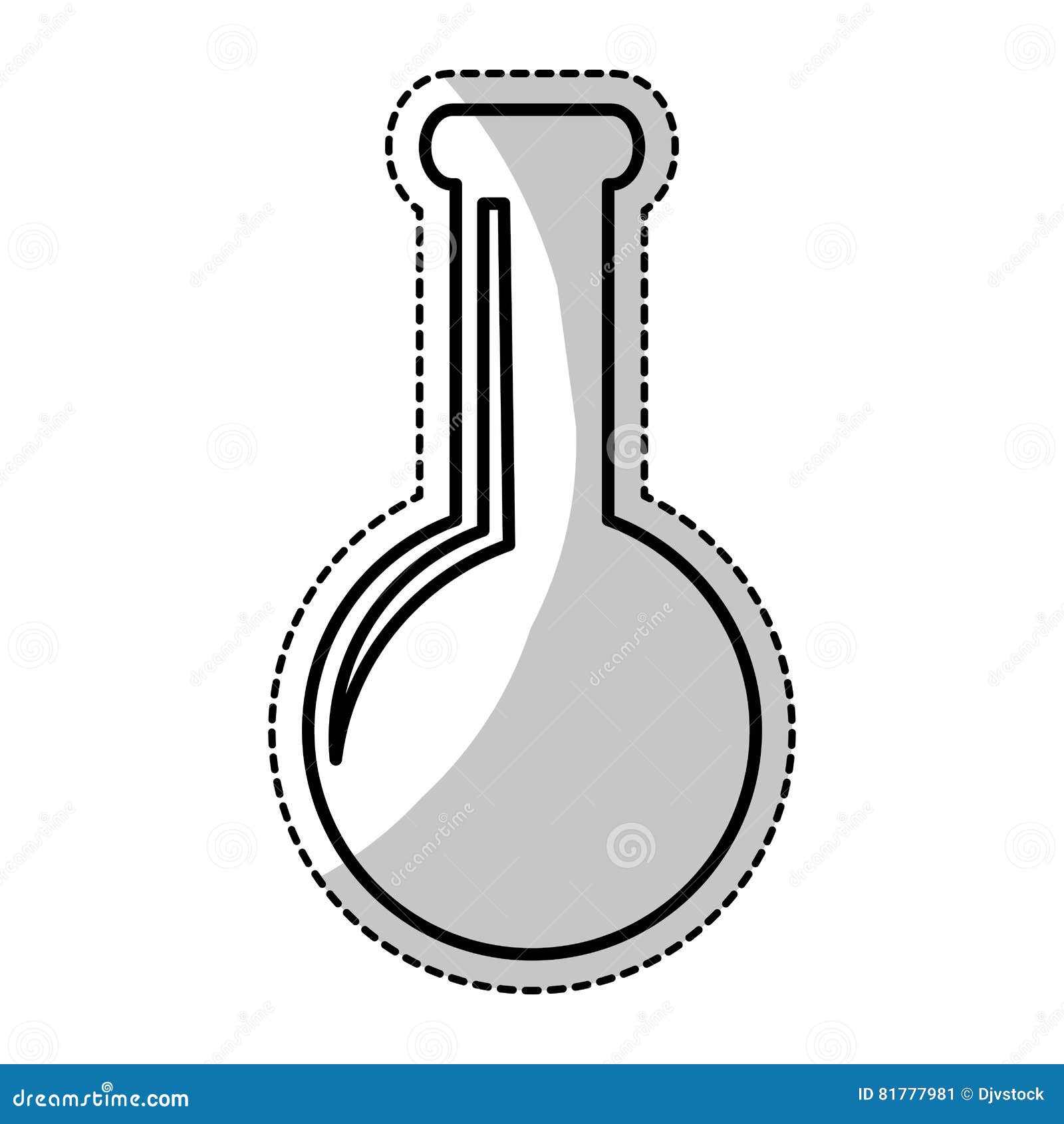 Chemistry flask icon image stock vector. Illustration of education ...