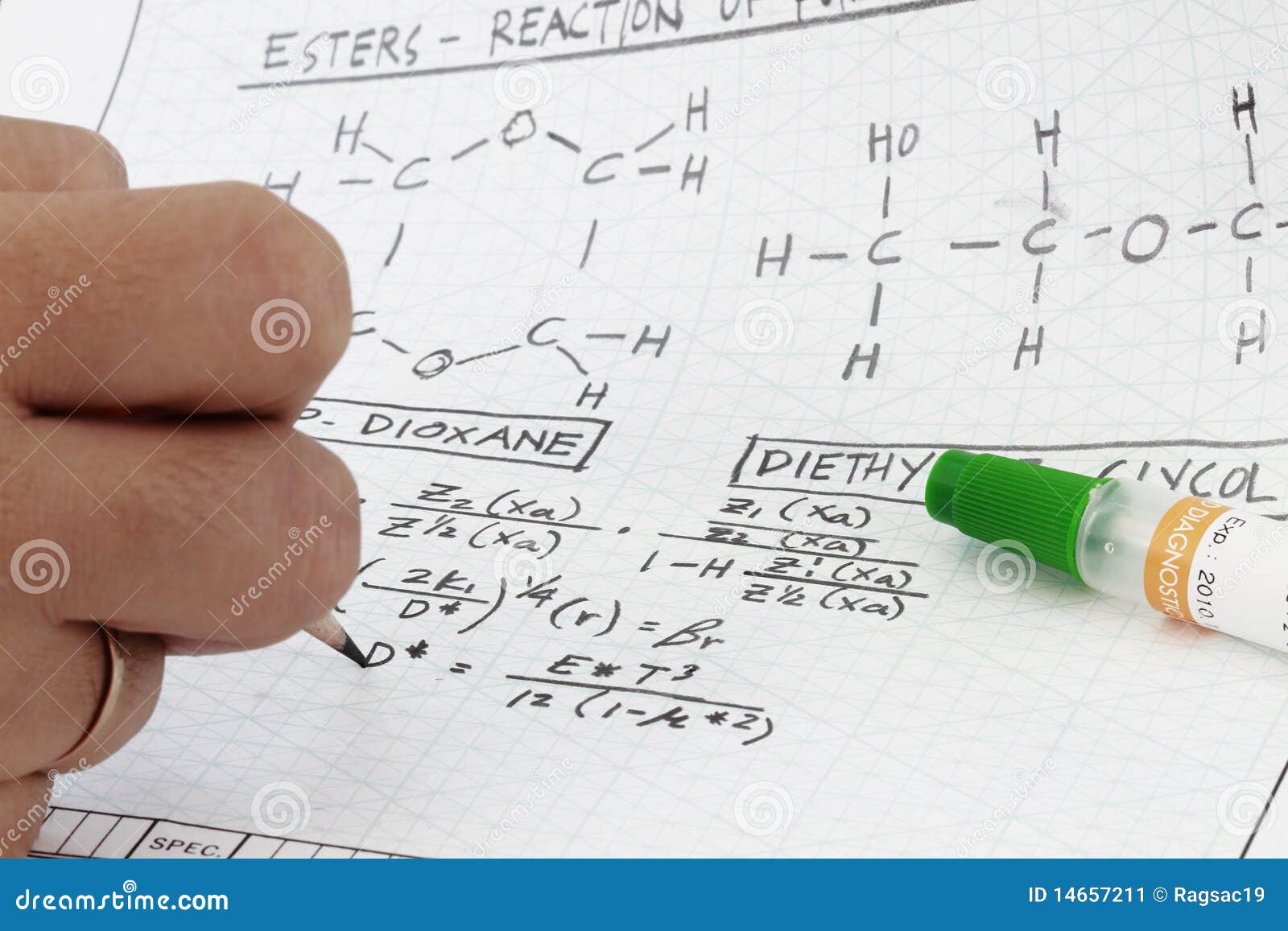 Chemistry Formula With Cogwheels Stock Photo | CartoonDealer.com #32287710