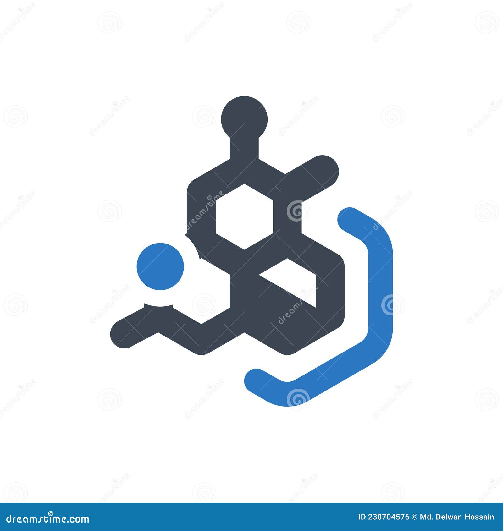 Chemistry formula icon stock vector. Illustration of carbon - 230704576