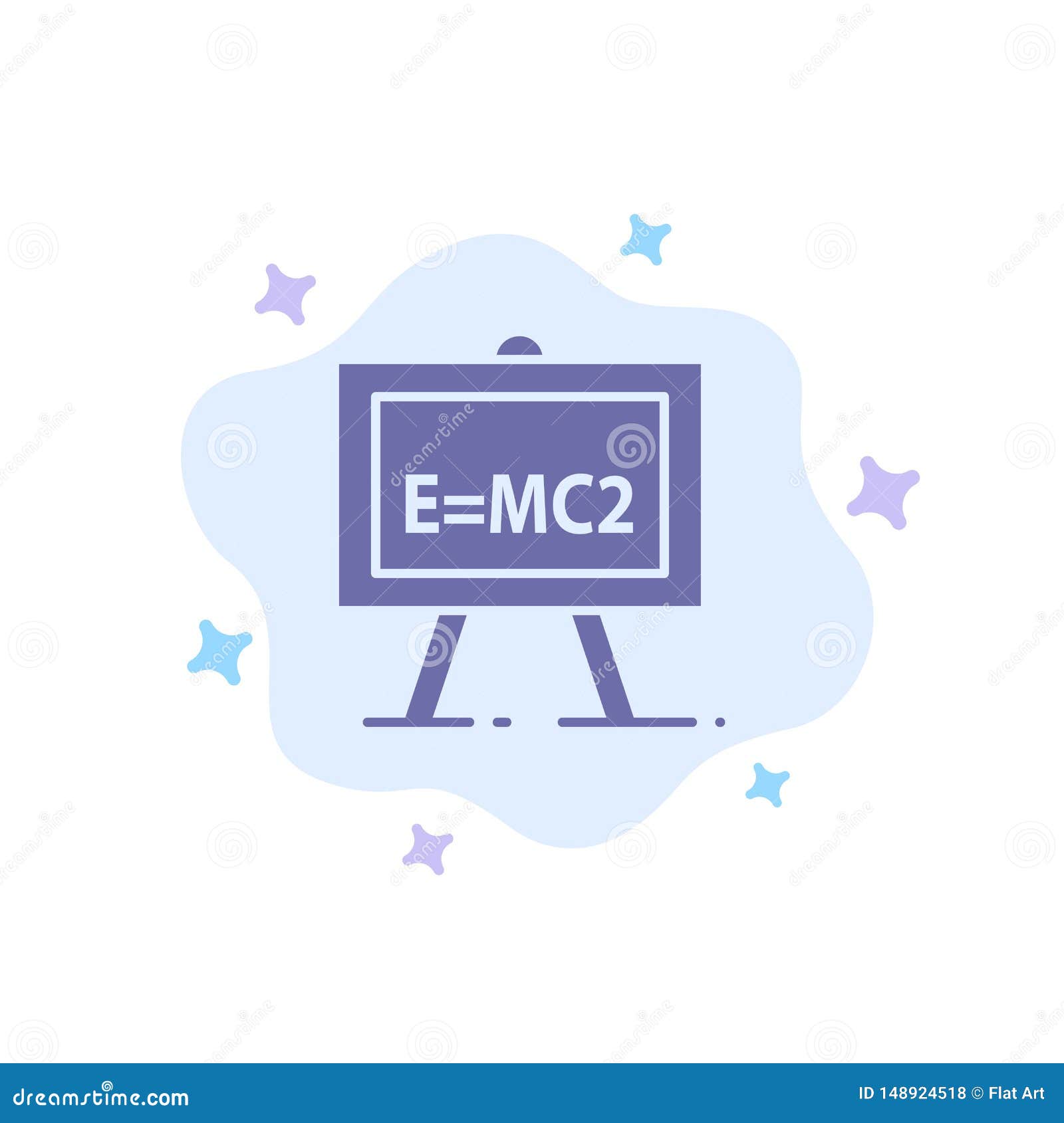 Chemistry, Formula, Science, Science Formula Blue Icon on Abstract ...