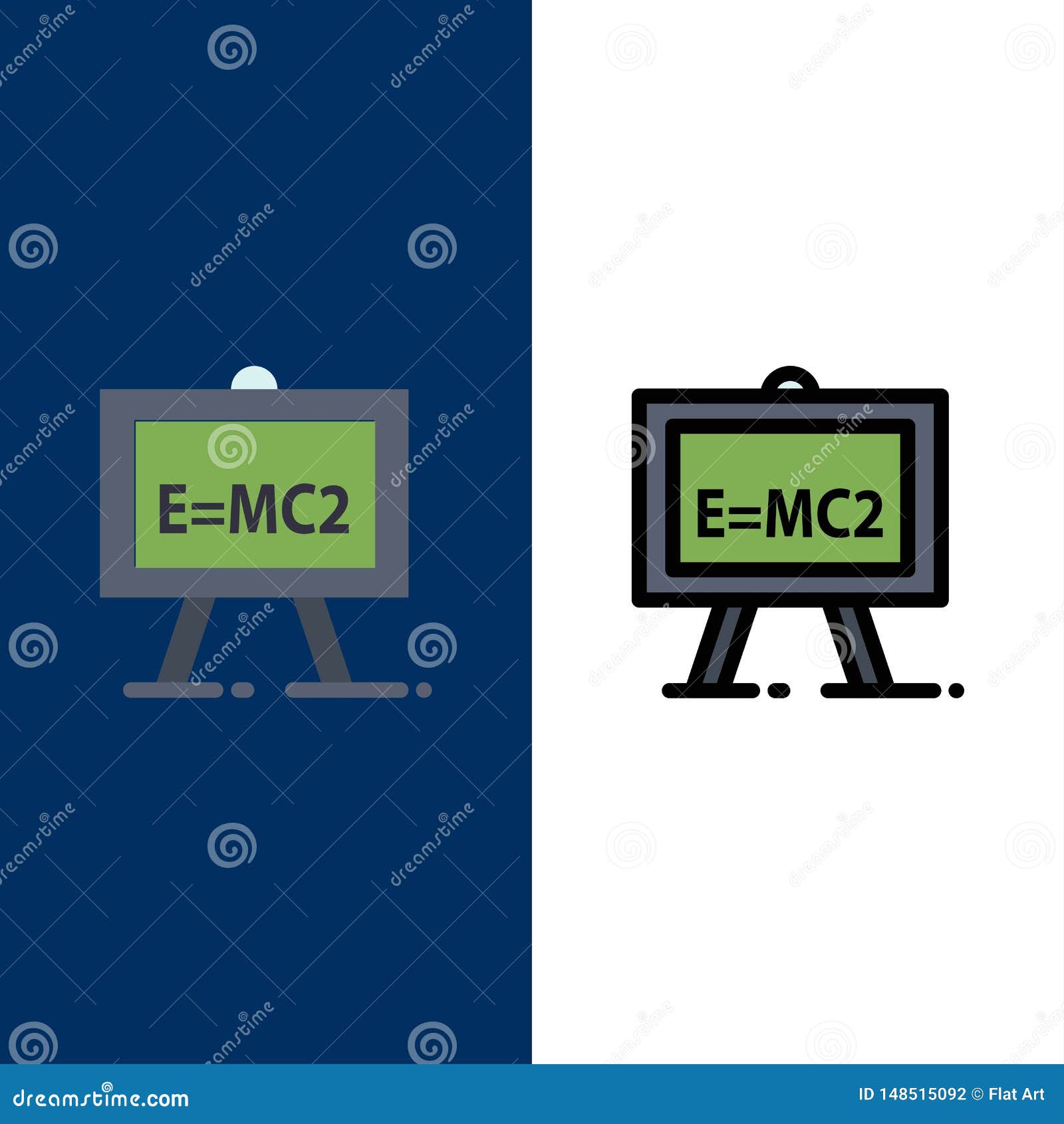 Chemistry, Formula, Science, Science Formula Icons. Flat and Line ...