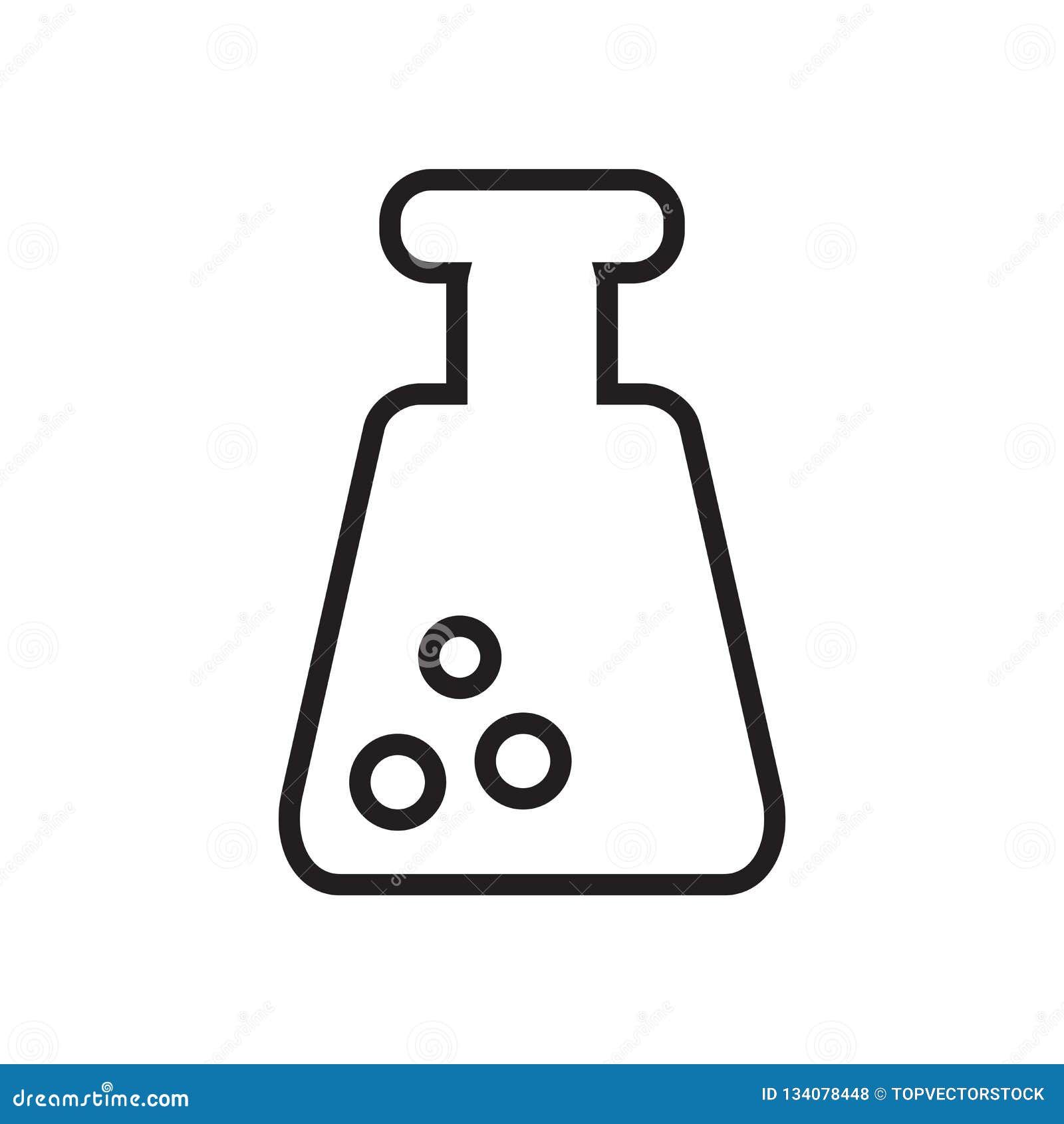 Chemistry Icon Vector Isolated on White Background, Chemistry Sign ...