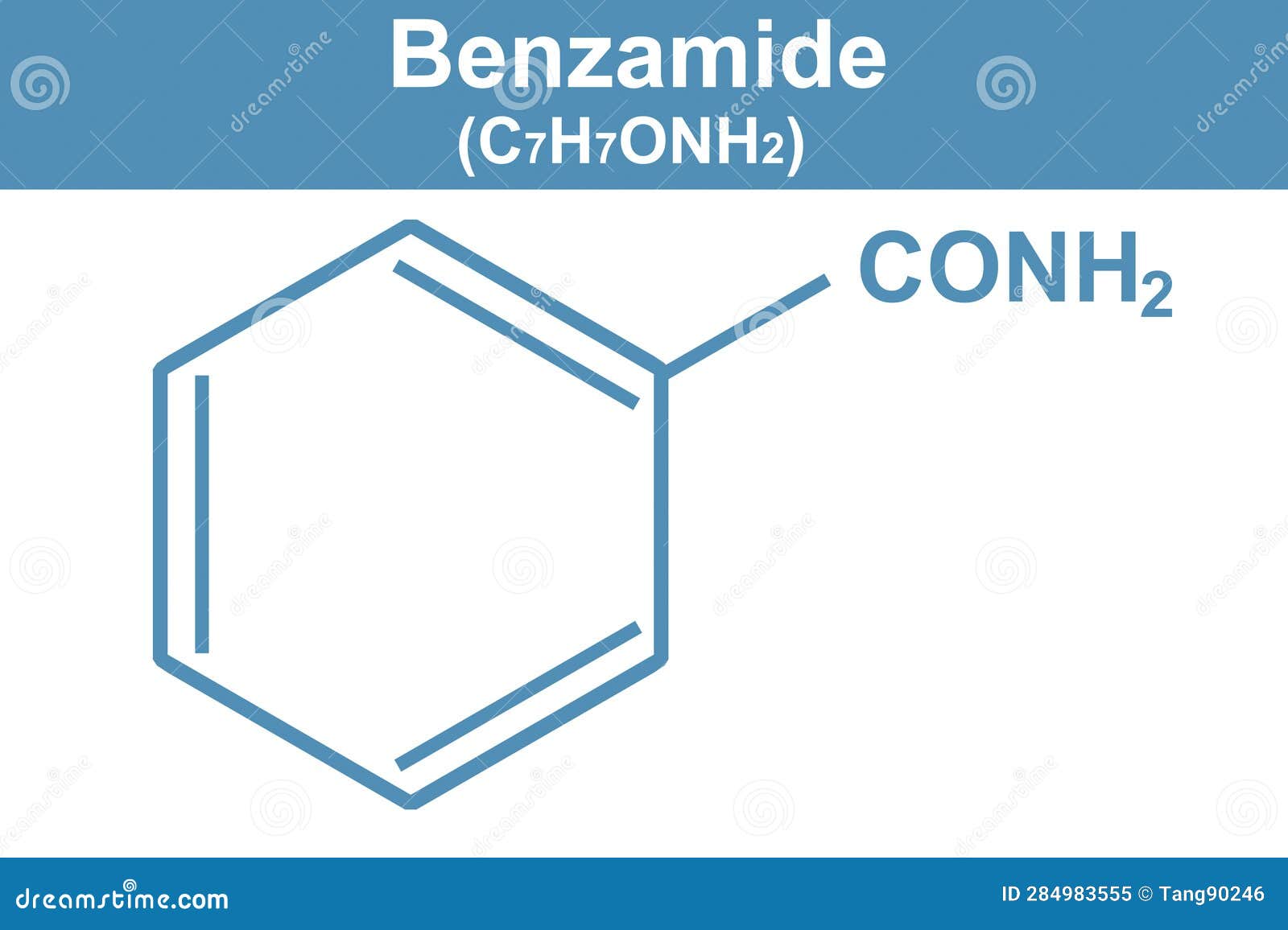 Benzamide Molecular Structure, 3d Model Molecule, Amide Derivative ...