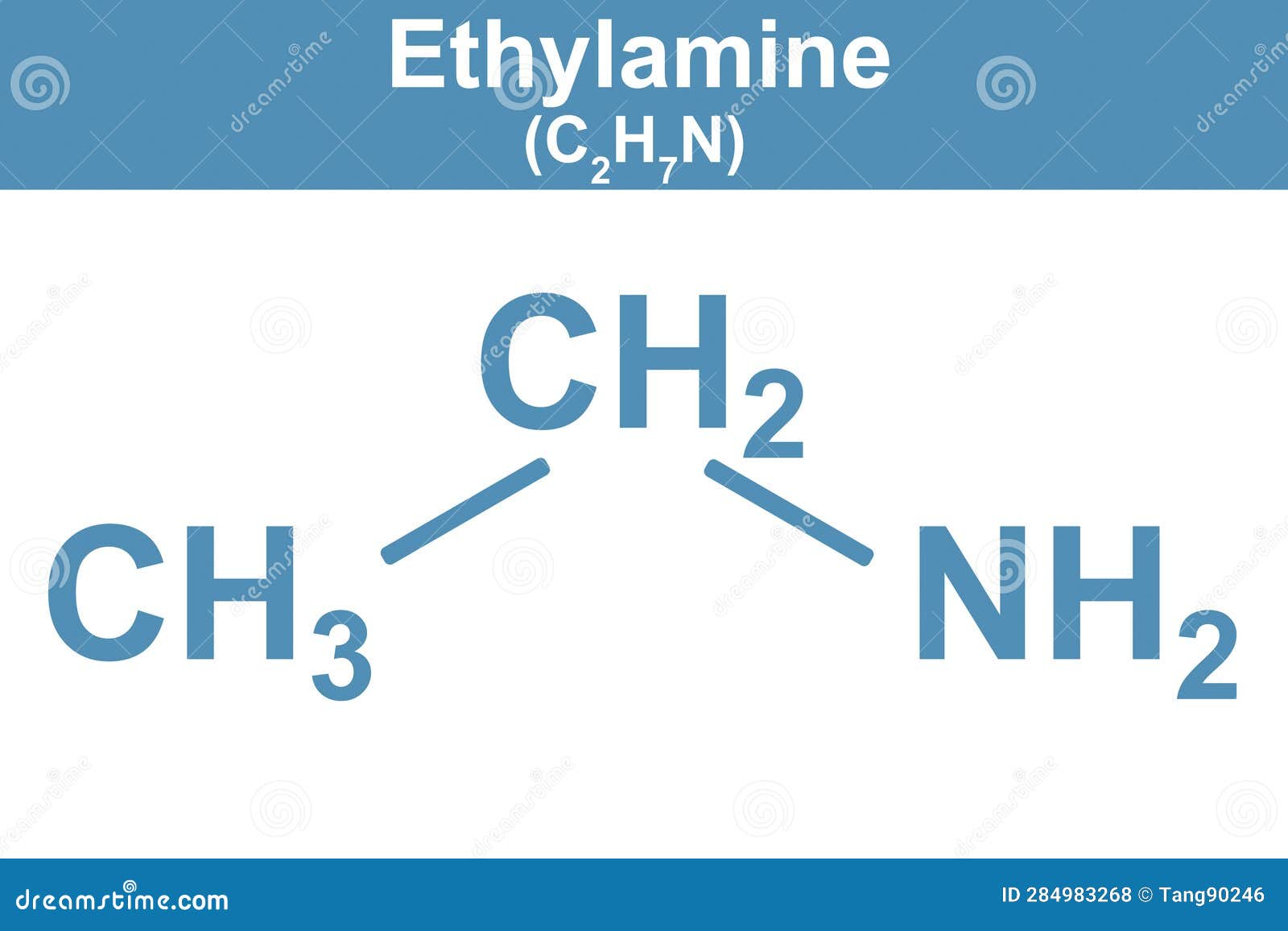 Ethylamine, Molecular Structures, Colourless Gas, 3d Model, Structural ...