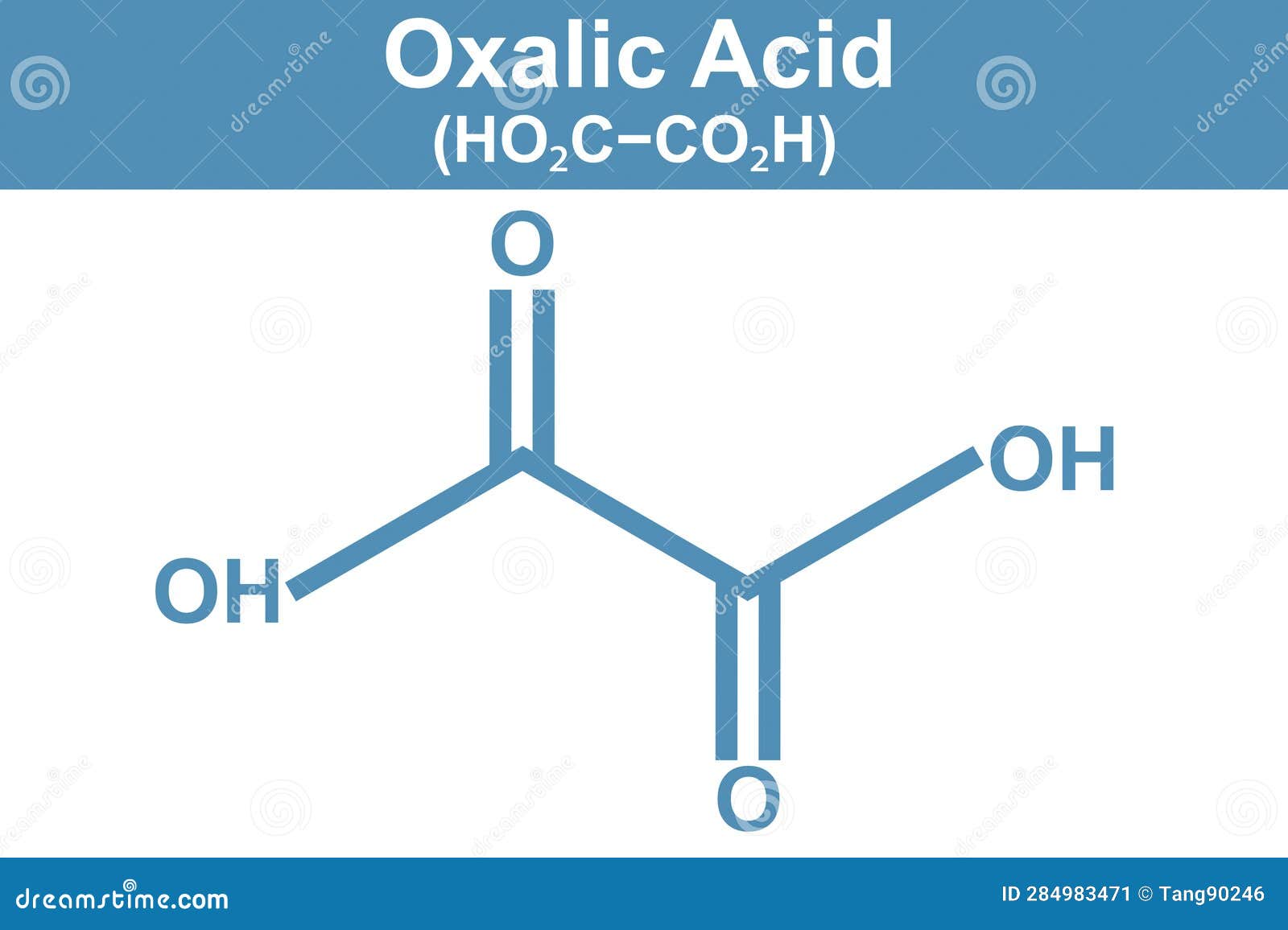 Oxalic Acid Science Vector Illustration Graphic | CartoonDealer.com ...