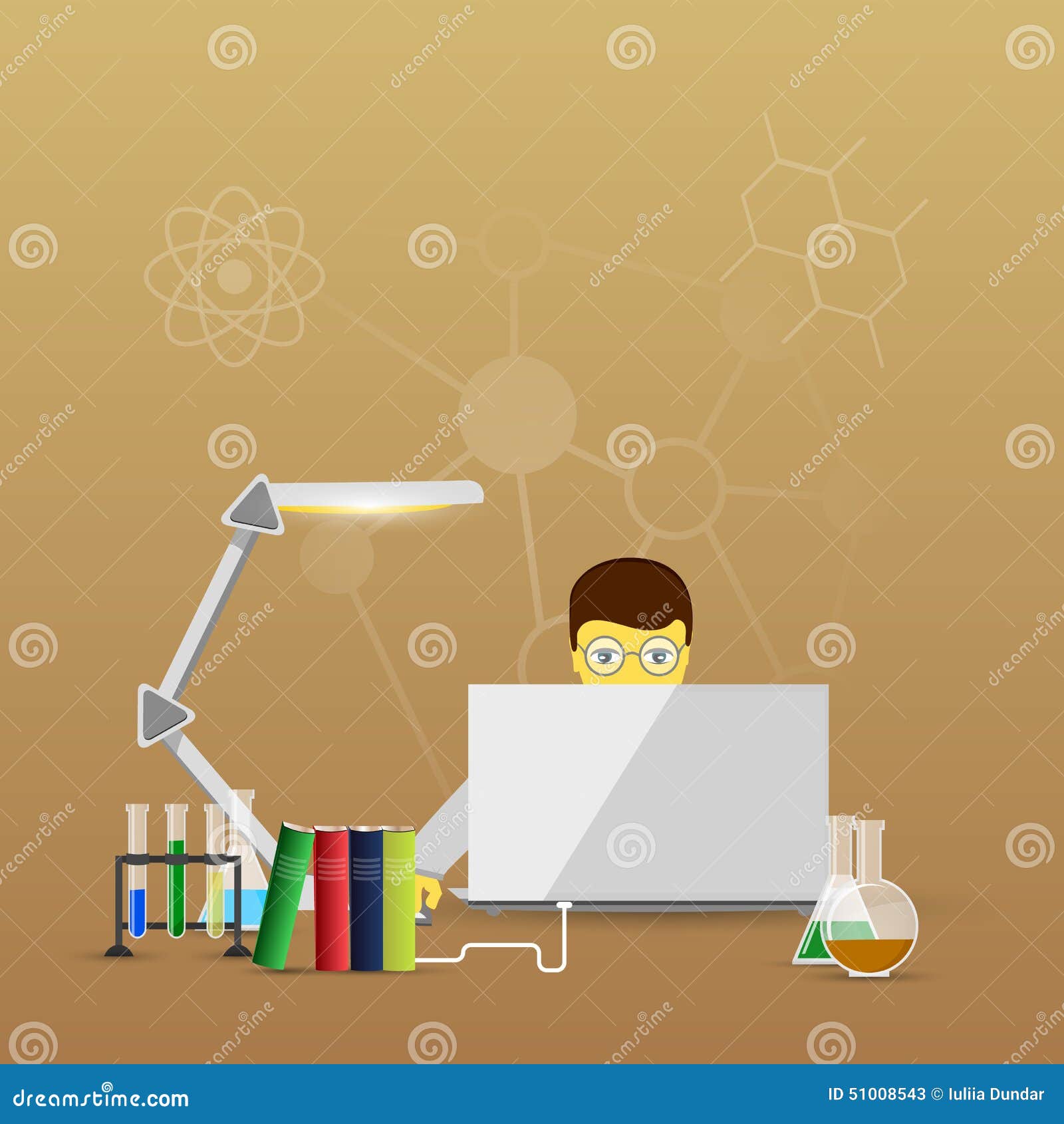 Chemistry infographic stock illustration. Illustration of quality ...