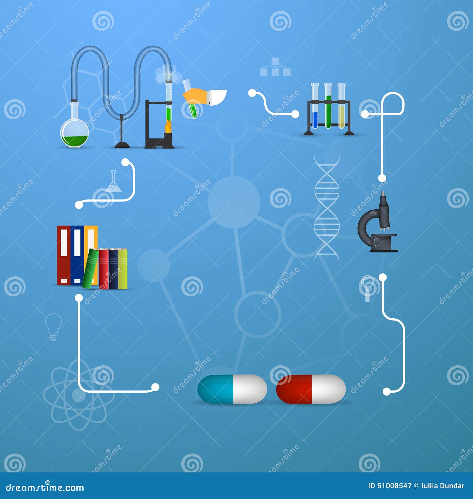Chemistry infographic stock illustration. Illustration of chemical ...