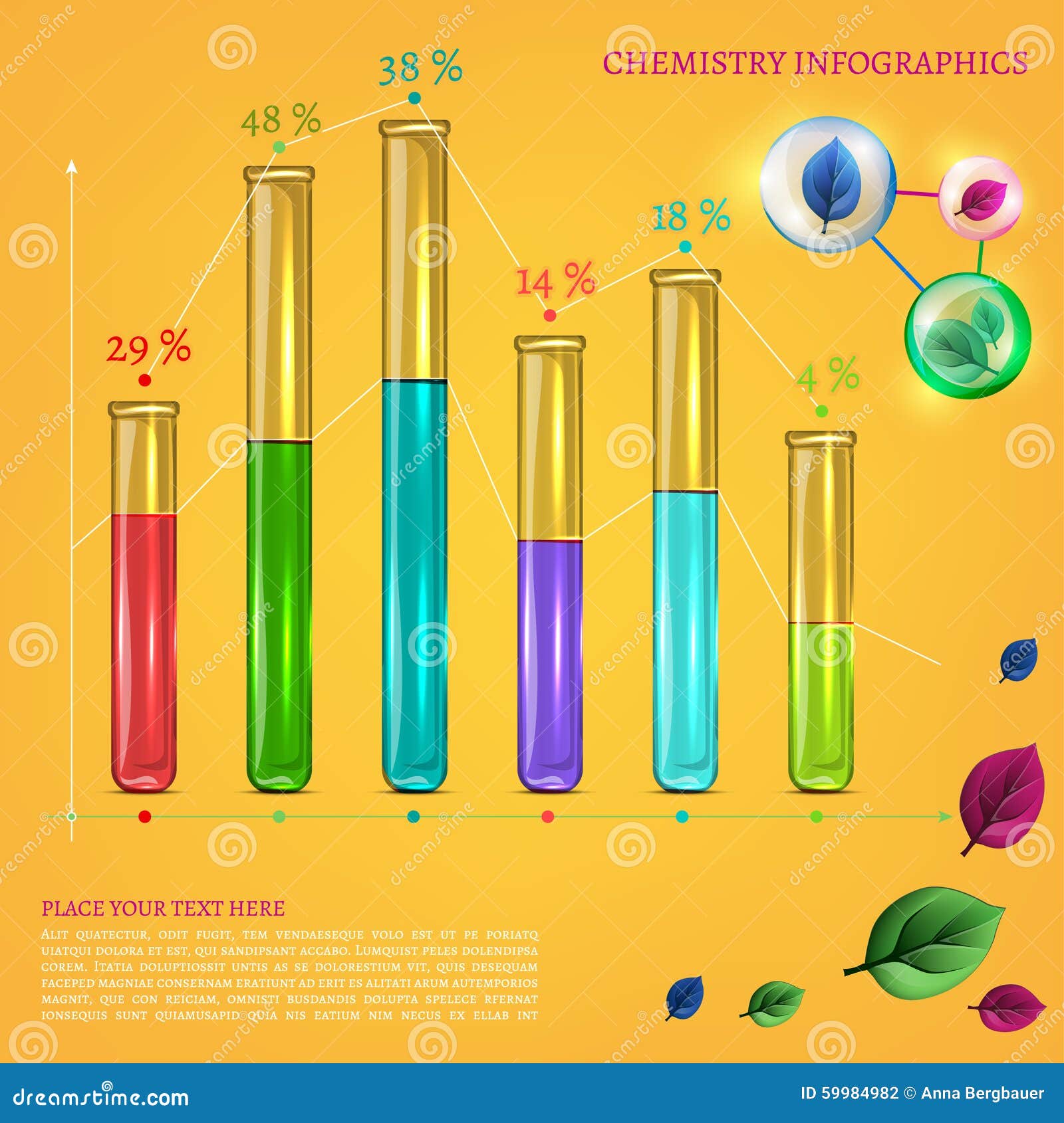 Chemistry infographic stock vector. Illustration of chemist - 59984982