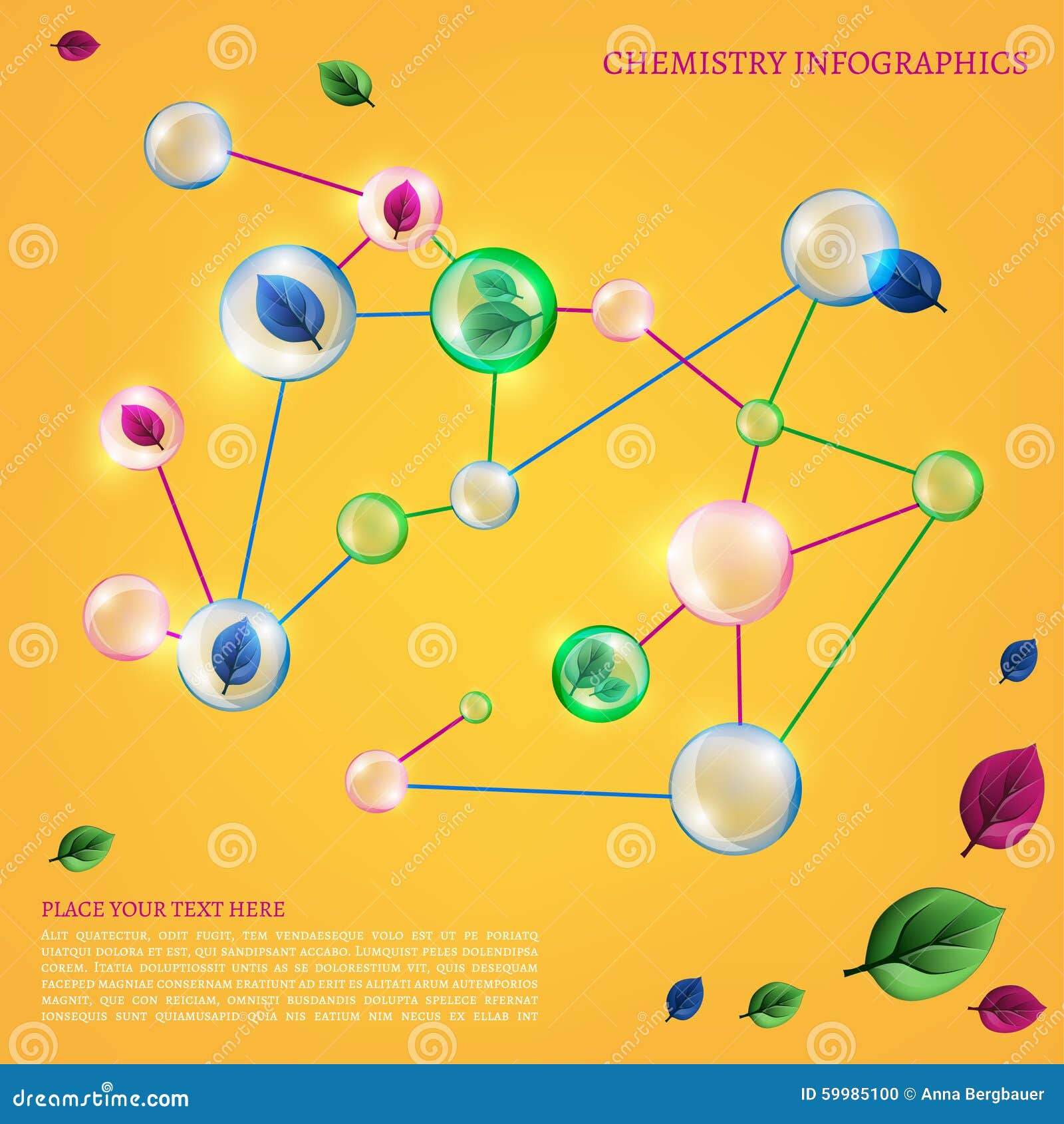 Chemistry infographic stock vector. Illustration of laboratory - 59985100