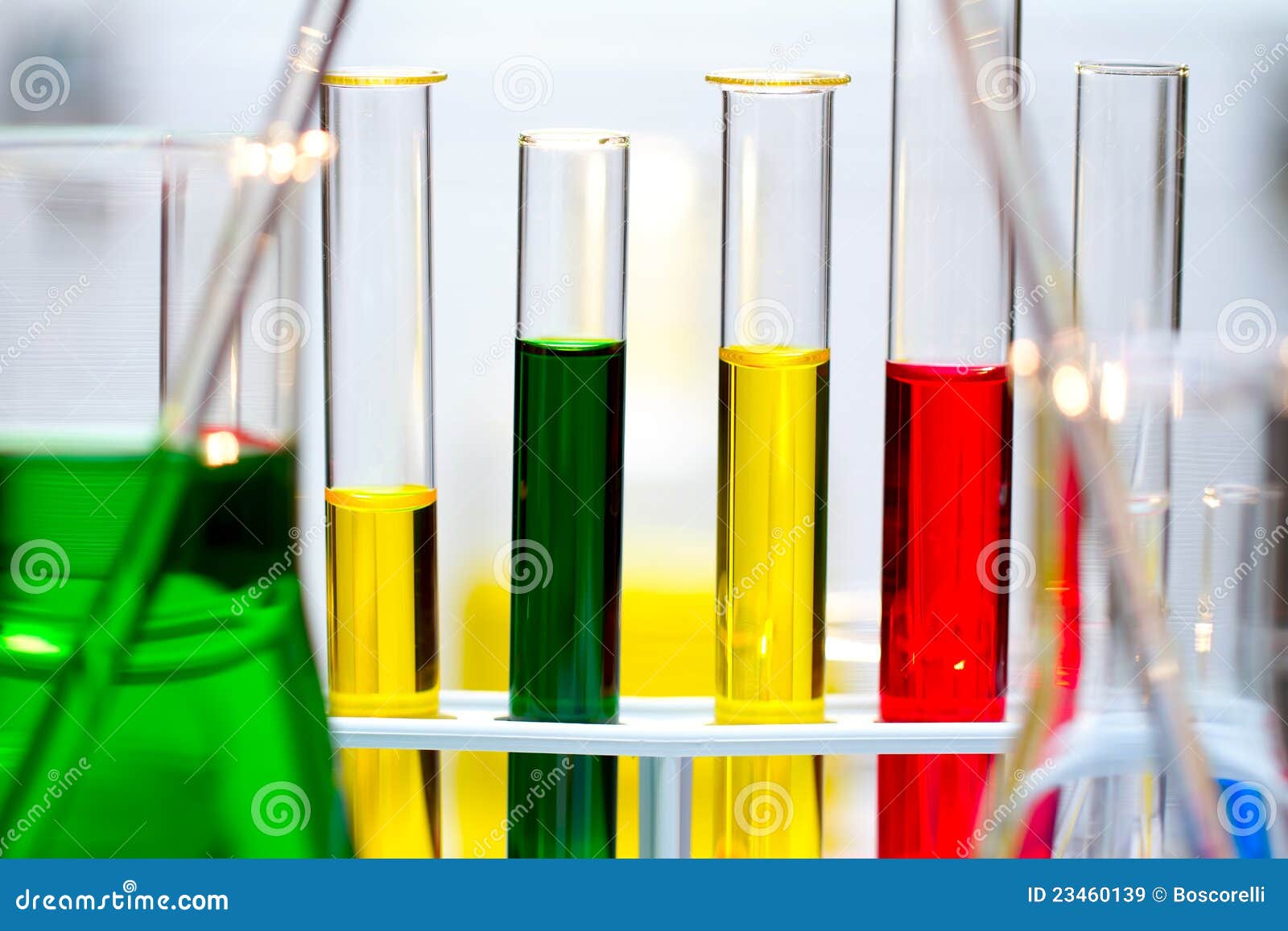 Chemistry Investigating Research Examining Testing Stock Image - Image ...