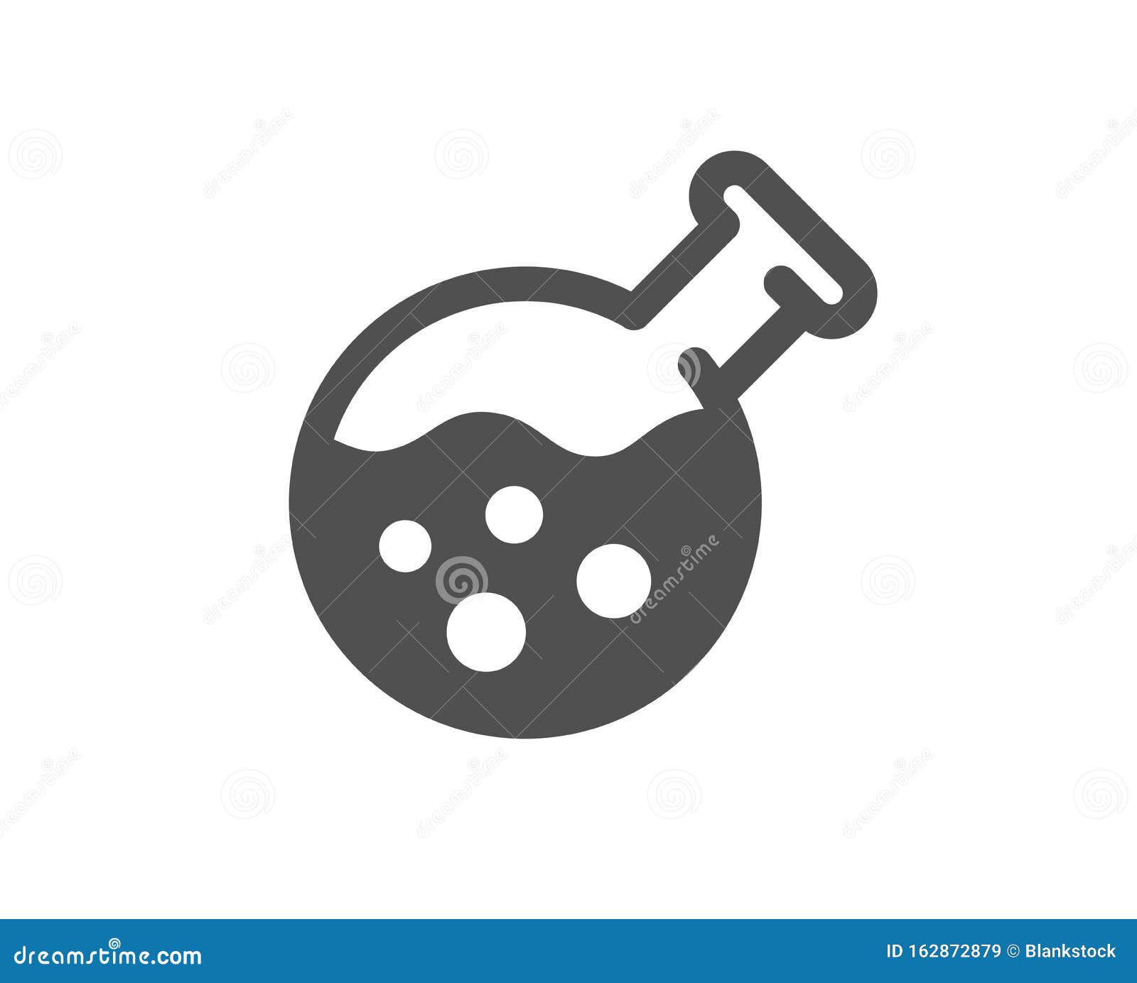 Chemistry Lab Icon. Laboratory Flask Sign. Analysis. Vector Stock ...
