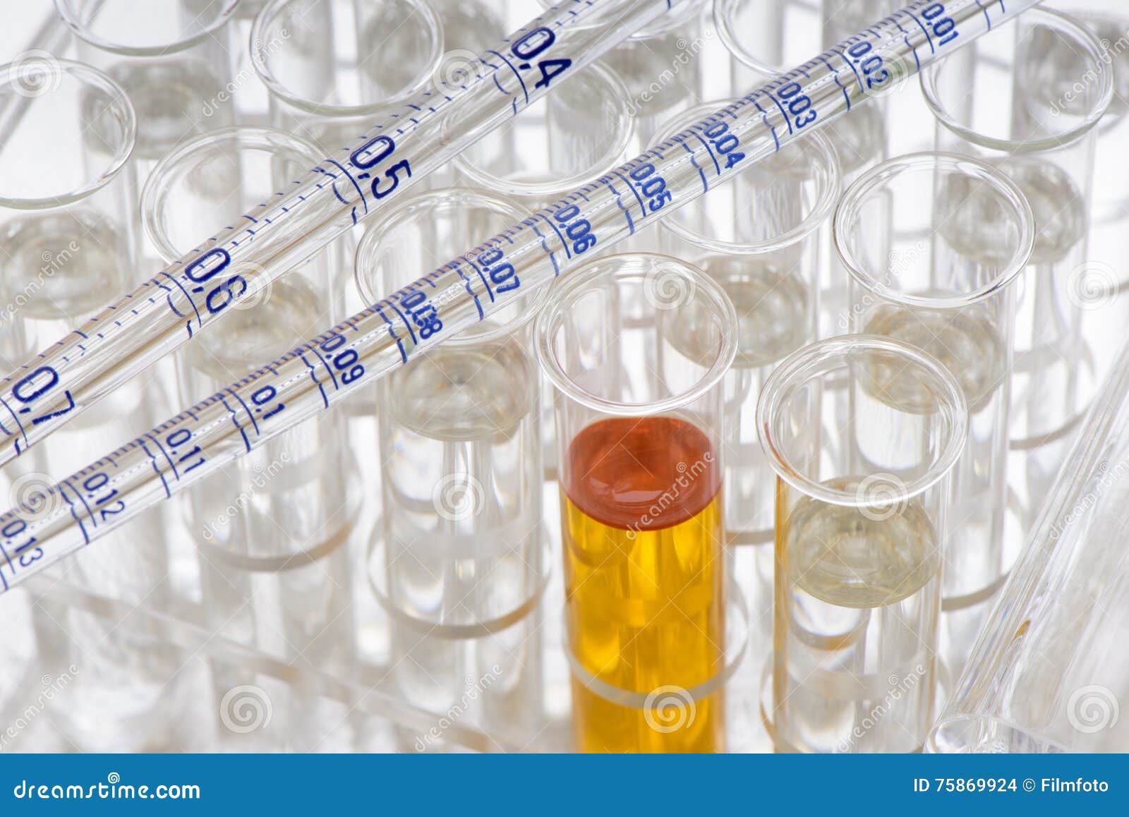 Chemistry Lab with Test Tubes Stock Photo - Image of equipment ...