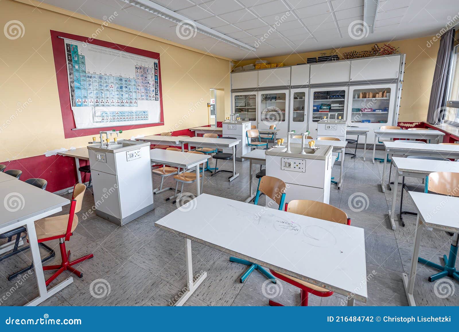 Chemistry Laboratories in Science Classroom Interior of University ...