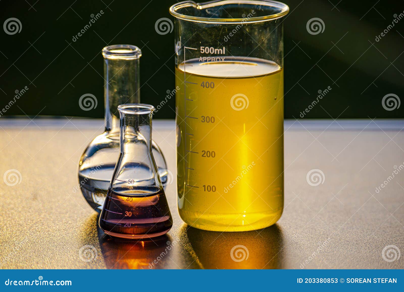 Chemistry Bootle with Red Solution Stock Image - Image of glass, bootle ...
