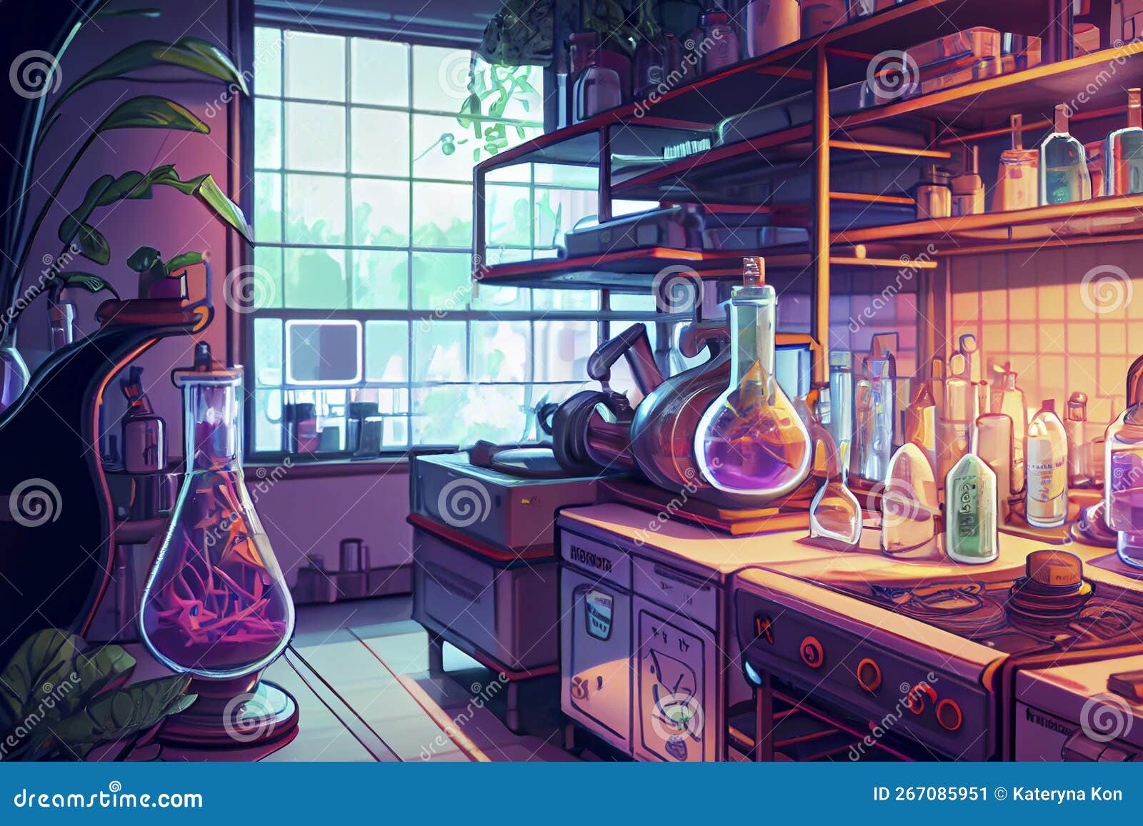 Chemistry Laboratory, Experiment and Study Room, Generative Ai ...