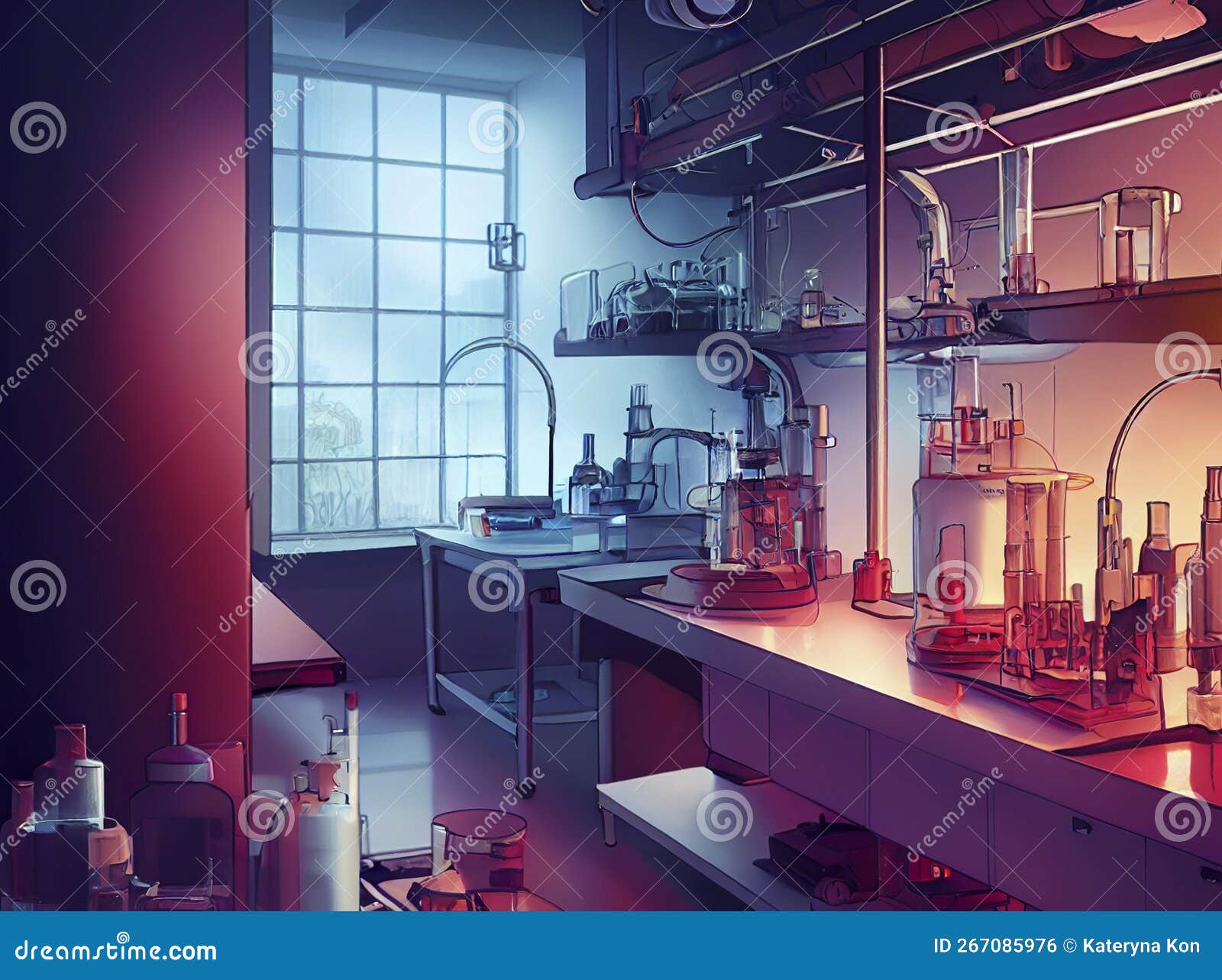 Chemistry Laboratory, Experiment and Study Room, Generative Ai ...