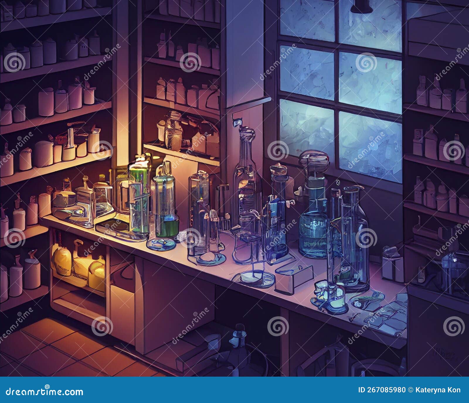 Chemistry Laboratory, Experiment and Study Room, Generative Ai ...