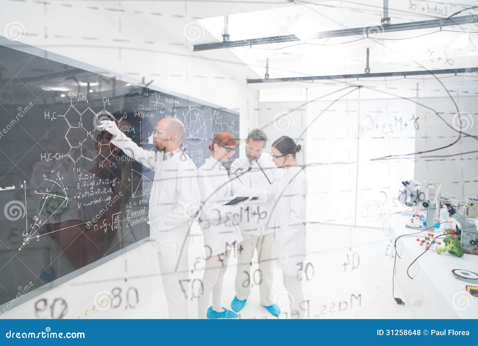 Chemistry Laboratory Lessons Stock Photo - Image of presentation, math ...