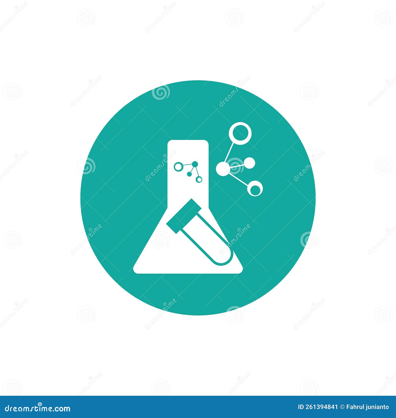 Chemistry Logo. Dna Molecular Formula Structure, Bio Substance Icon Set ...