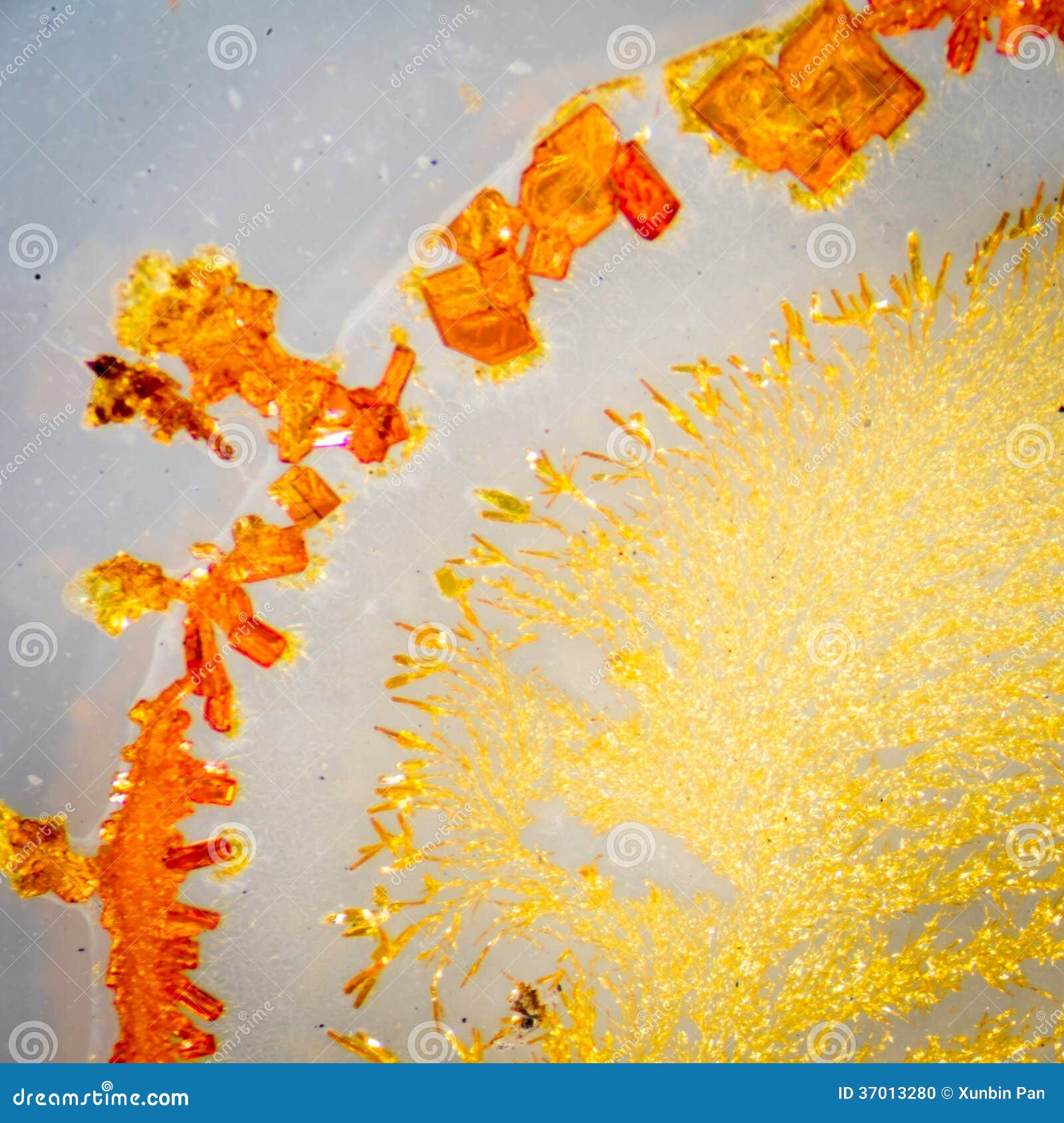 Chemistry Material Crystal Texture, Micrograph. Stock Photo - Image of ...