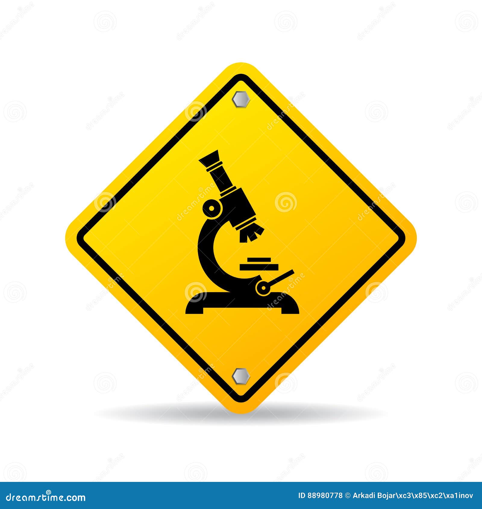 Chemistry Microscope Vector Sign Stock Vector - Illustration of ...