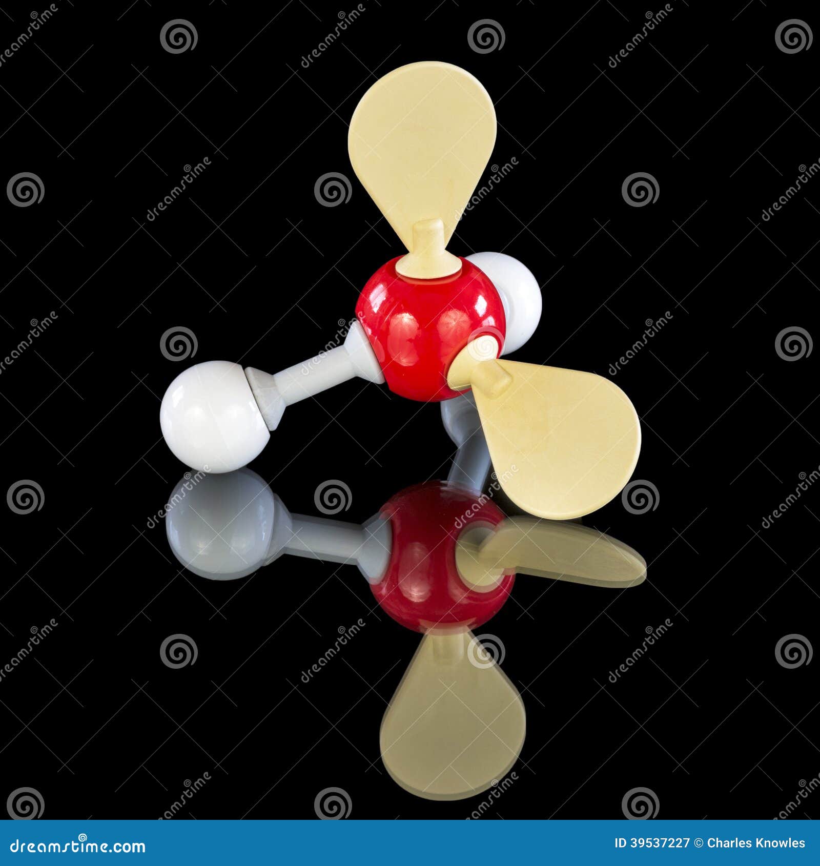 Chemistry Model of a Hydroxonium Ion Stock Image - Image of model ...