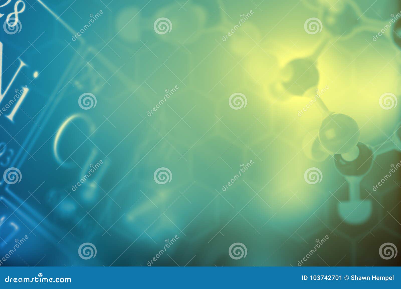 Chemistry Molecule Background Concept Stock Illustration - Illustration ...