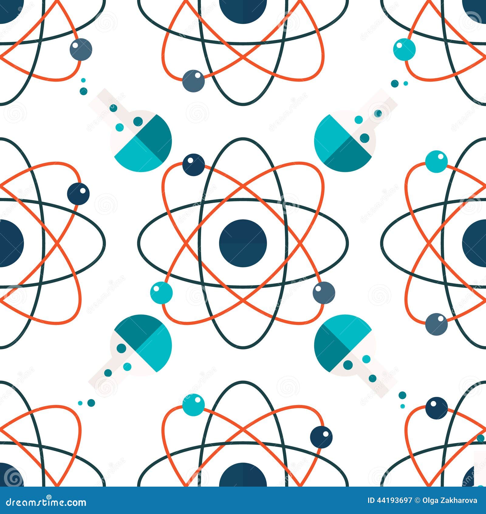 Chemistry Pattern stock illustration. Illustration of background - 44193697