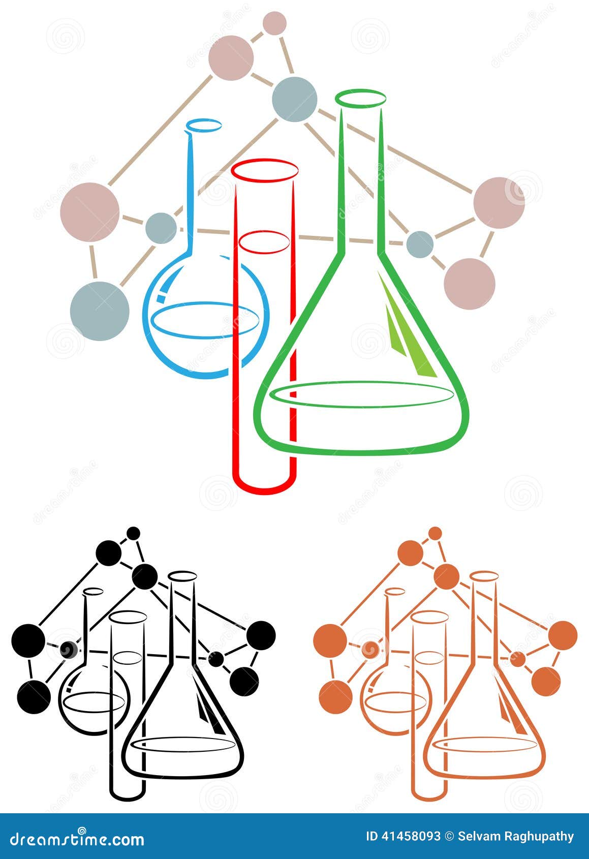 Chemistry science stock vector. Illustration of conical - 41458093