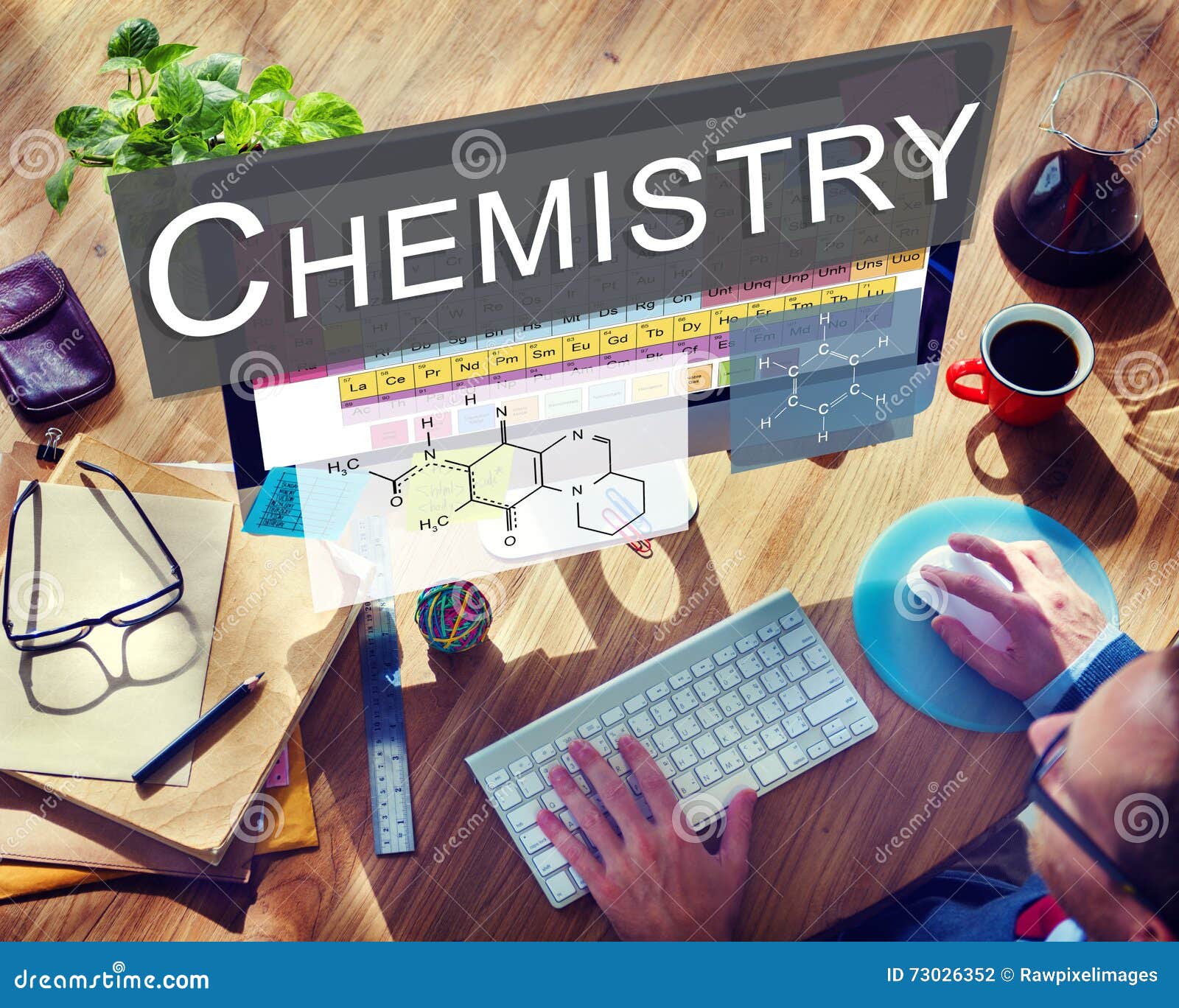 Chemistry Science Experiment Formula Concept Stock Photo - Image of ...