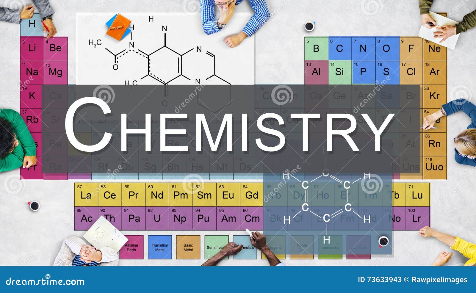 Chemistry Science Experiment Formula Concept Stock Image - Image of ...
