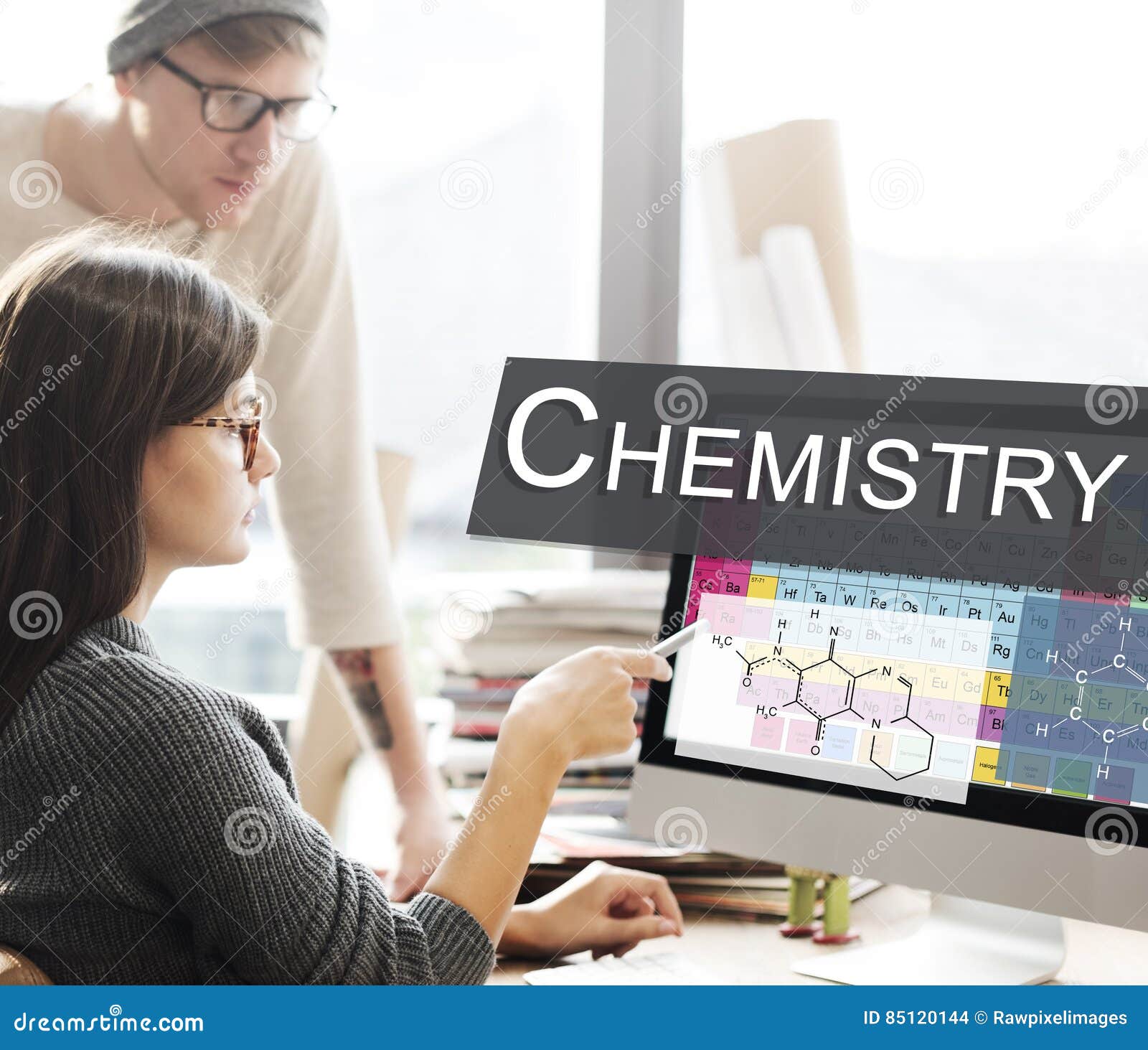 Chemistry Science Experiment Formula Concept Stock Photo - Image of ...