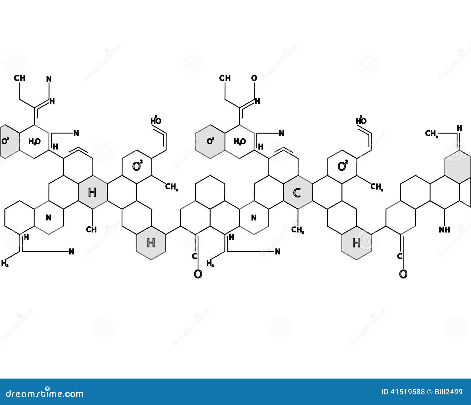 Chemistry Science Formula on Book Stock Illustration - Illustration of ...