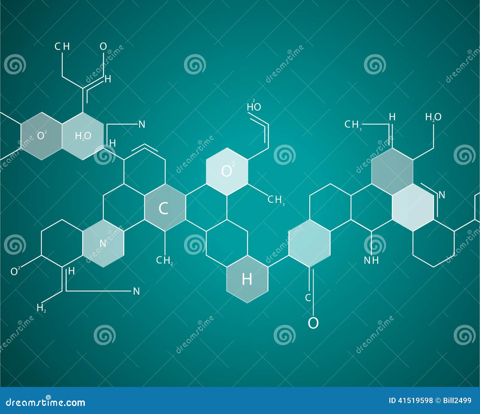 Chemistry Science Formula on Book Stock Illustration - Illustration of ...