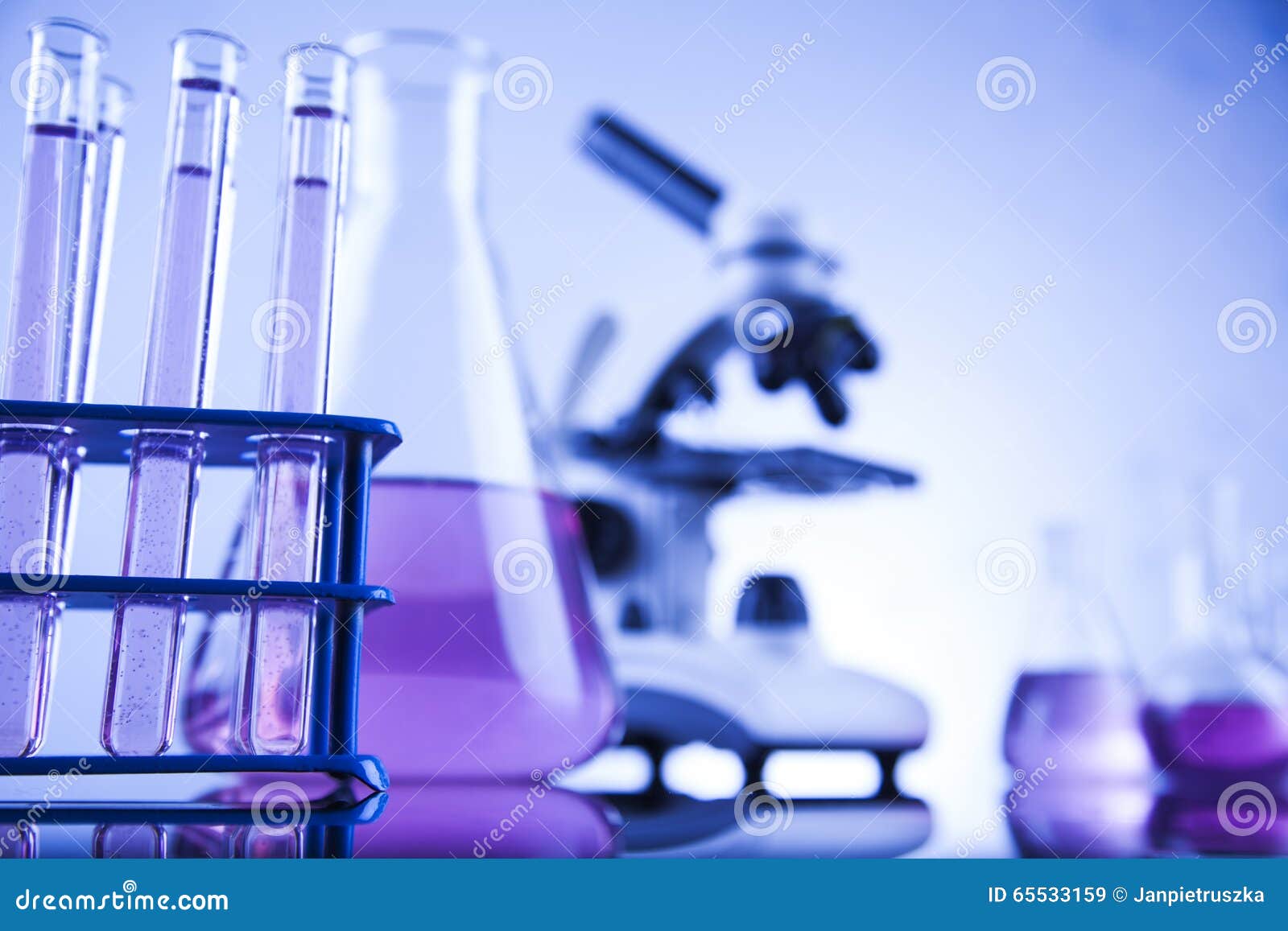 Chemistry Science, Laboratory Glassware Background Stock Image - Image ...
