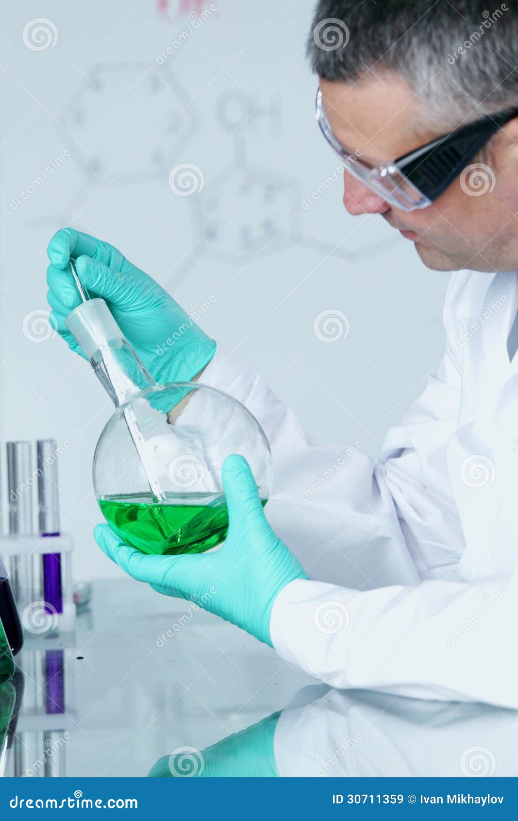 Chemistry Scientist stock image. Image of laboratory - 30711359