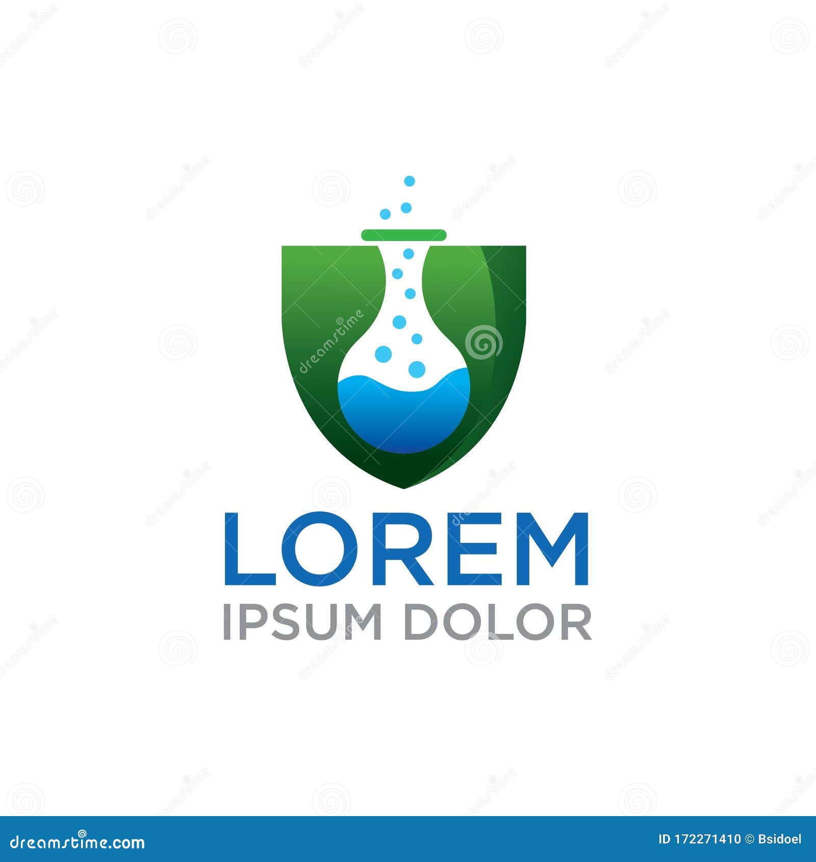 Chemistry shield logo stock vector. Illustration of chemistry - 172271410