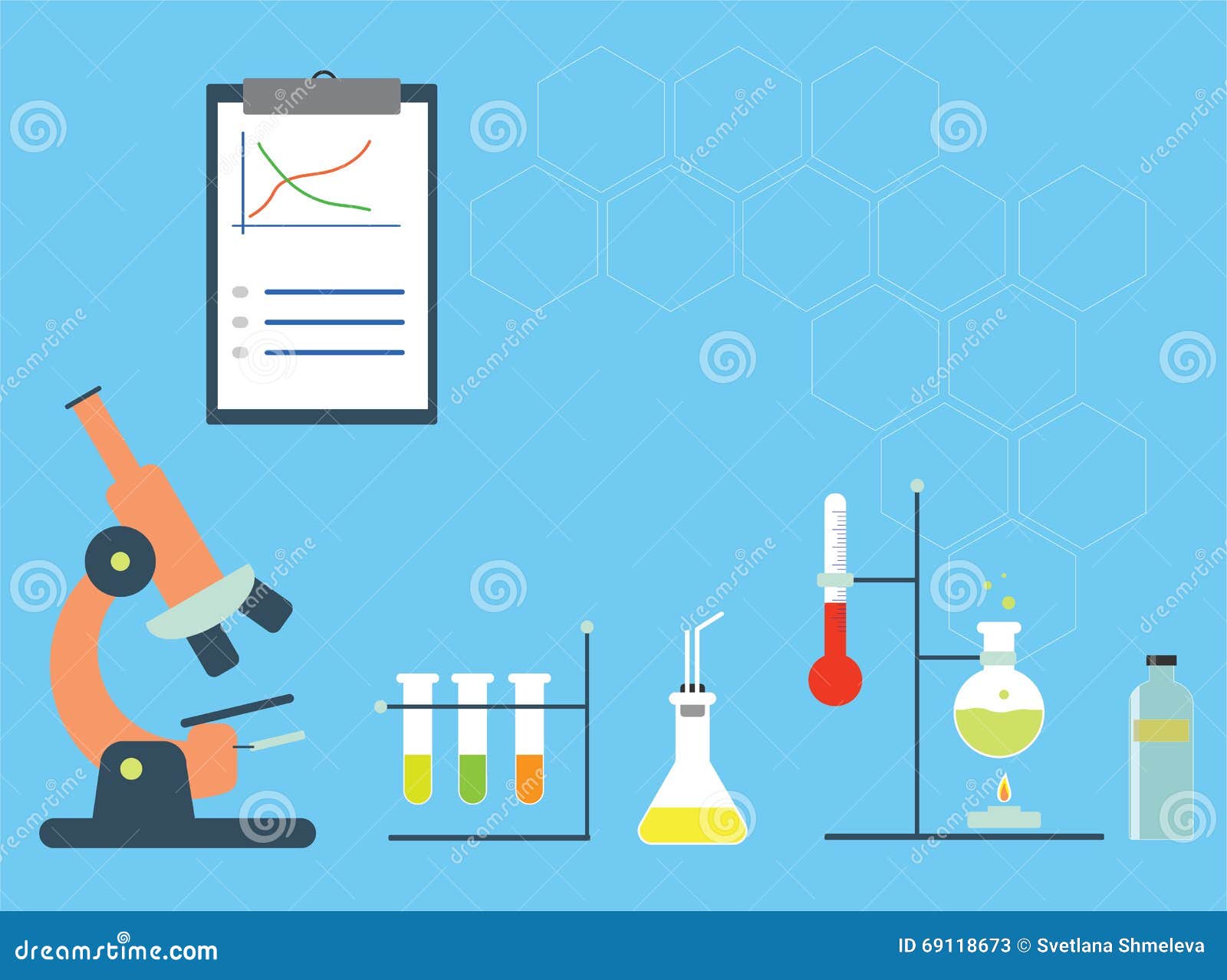 Testtubes Chemistry Lab Equipment Royalty-Free Cartoon | CartoonDealer ...