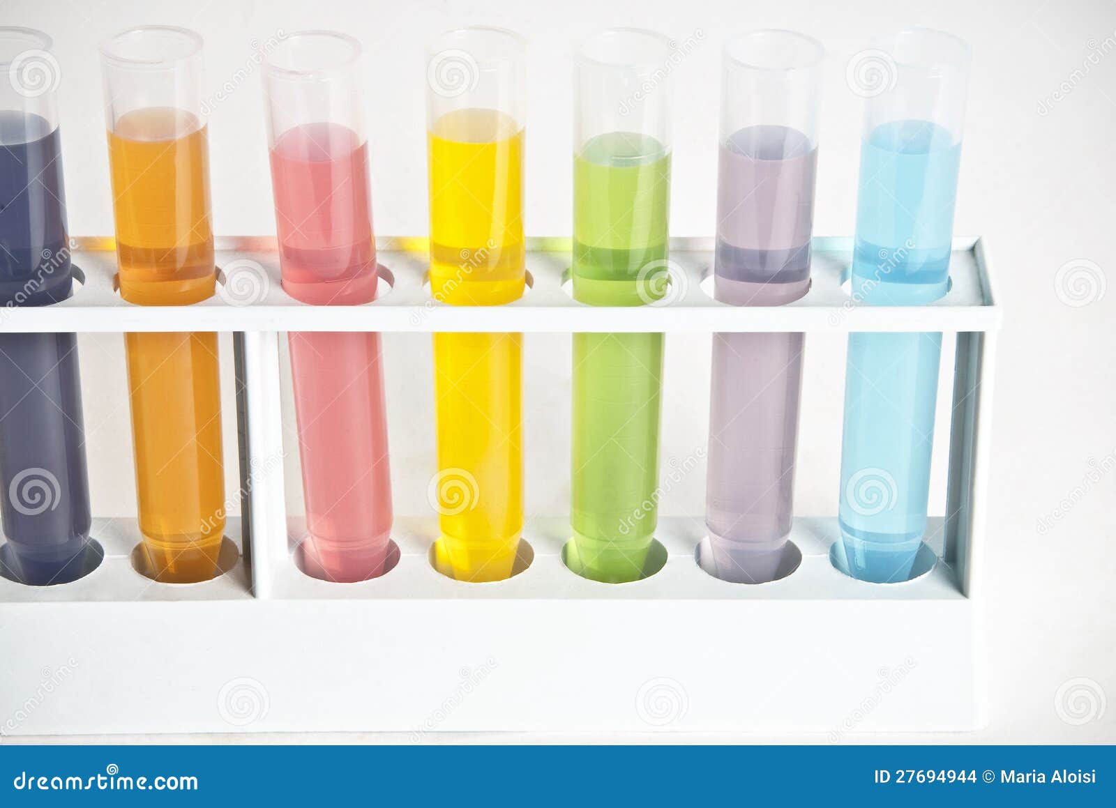 Chemistry Test Tubes stock photo. Image of material, scientific - 27694944