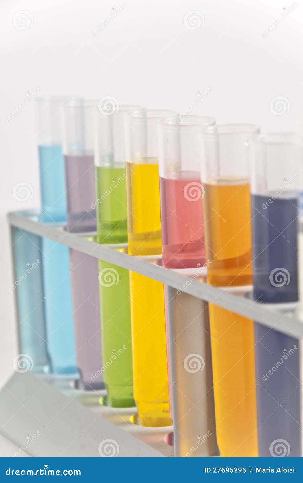 Chemistry Test Tubes stock photo. Image of chemical, class - 27695296