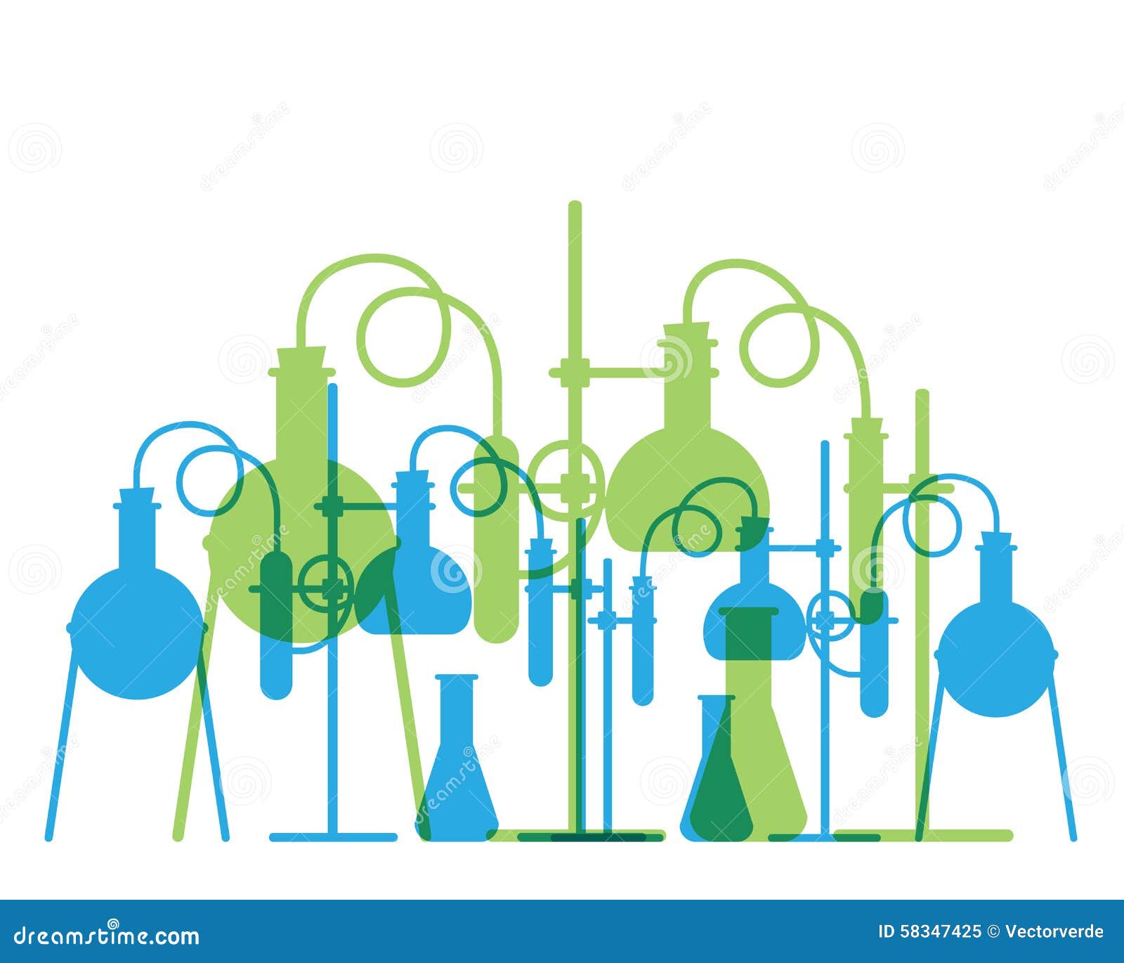 Chemistry stock vector. Illustration of test, white, analysis - 58347425