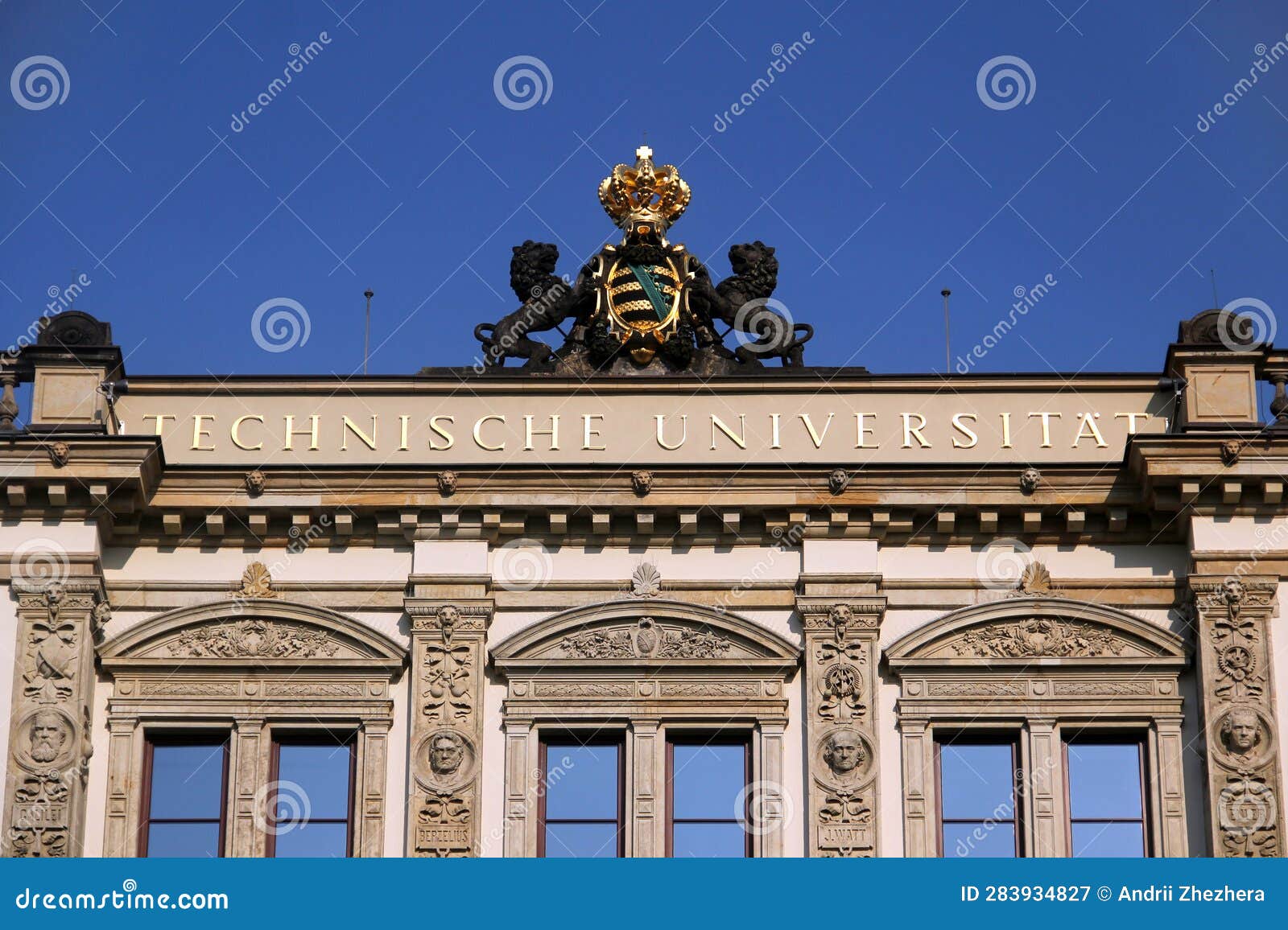 Chemnitz, Germany - July 9, 2023: Chemnitz University of Technology ...