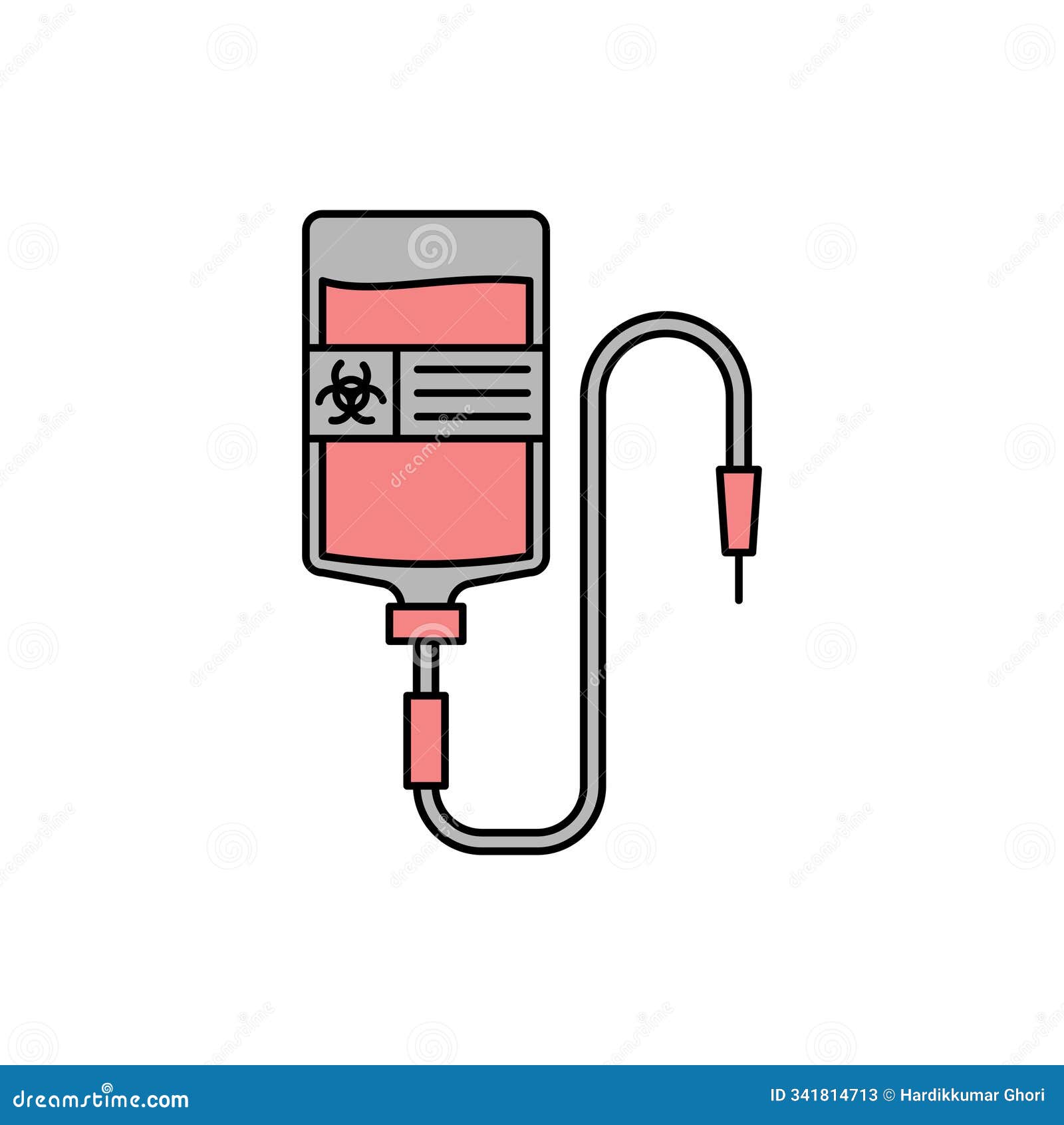 Chemotherapy Colored Vector Icon on White Background Stock Vector ...