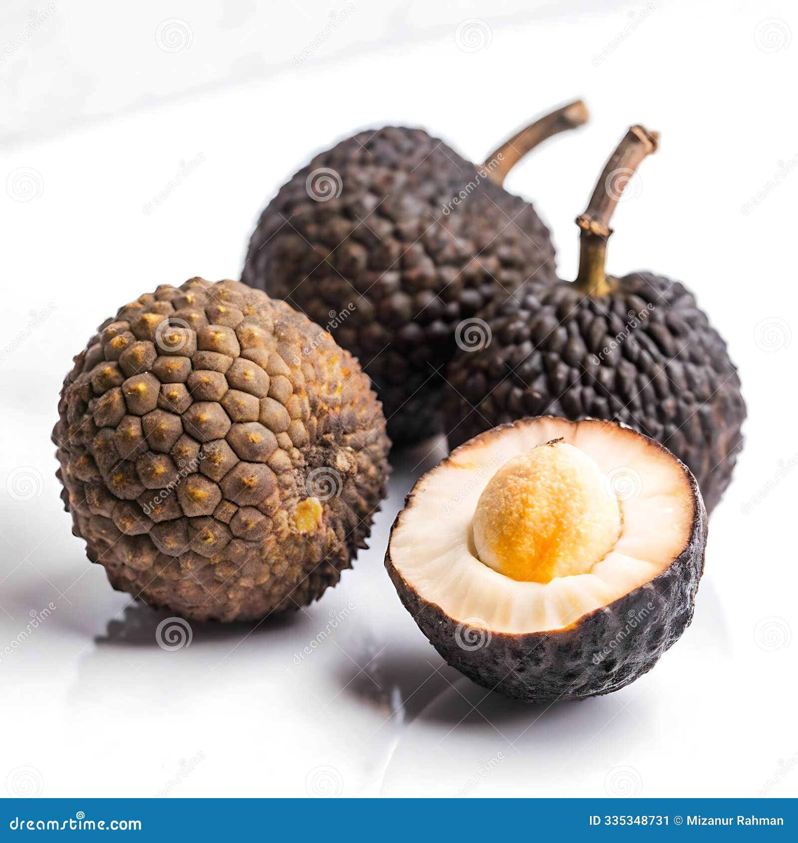 Chempedak Photo Fruit White Background Stock Illustration ...