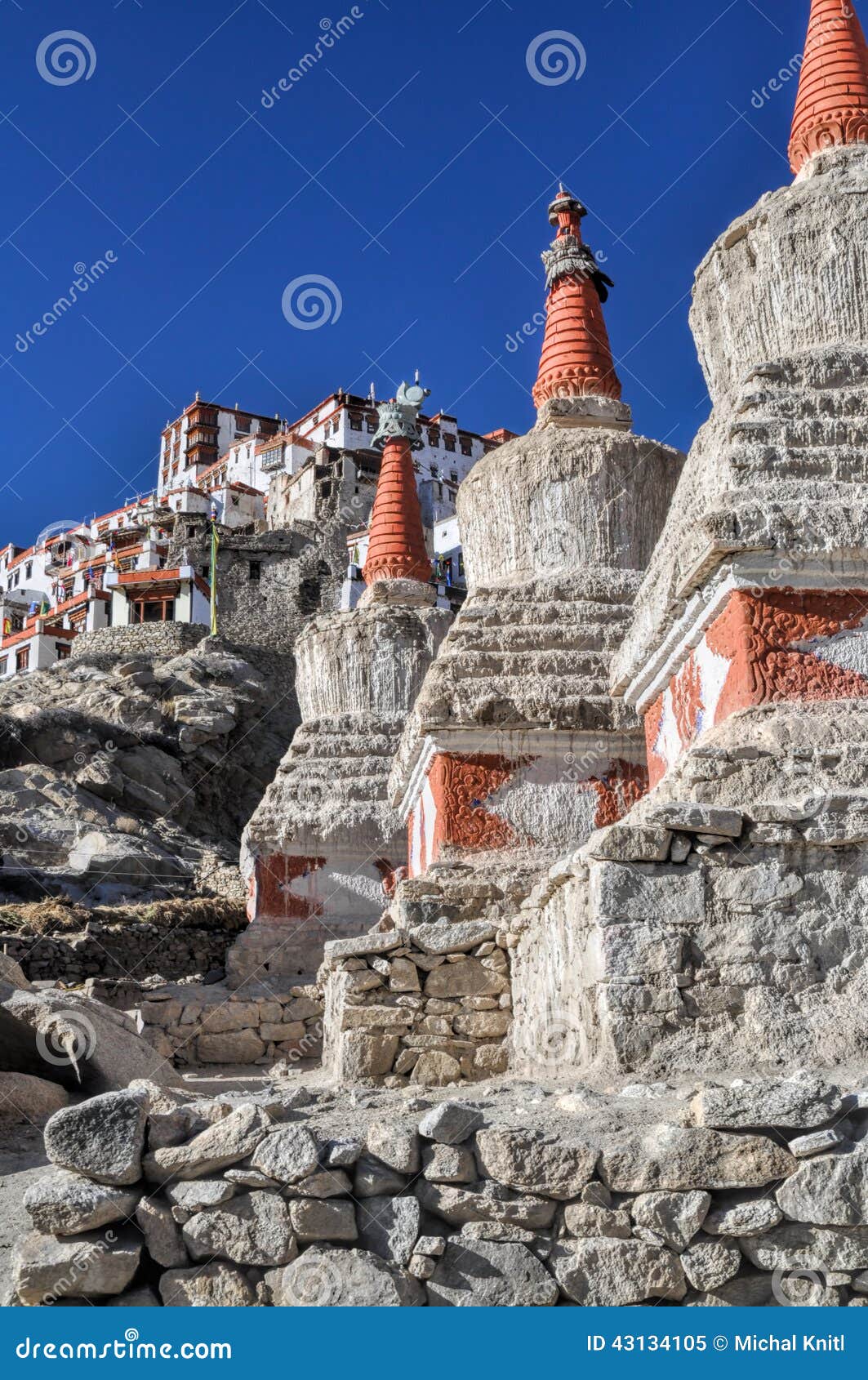 Chemrey monastery stock image. Image of altitude, monuments - 43134105