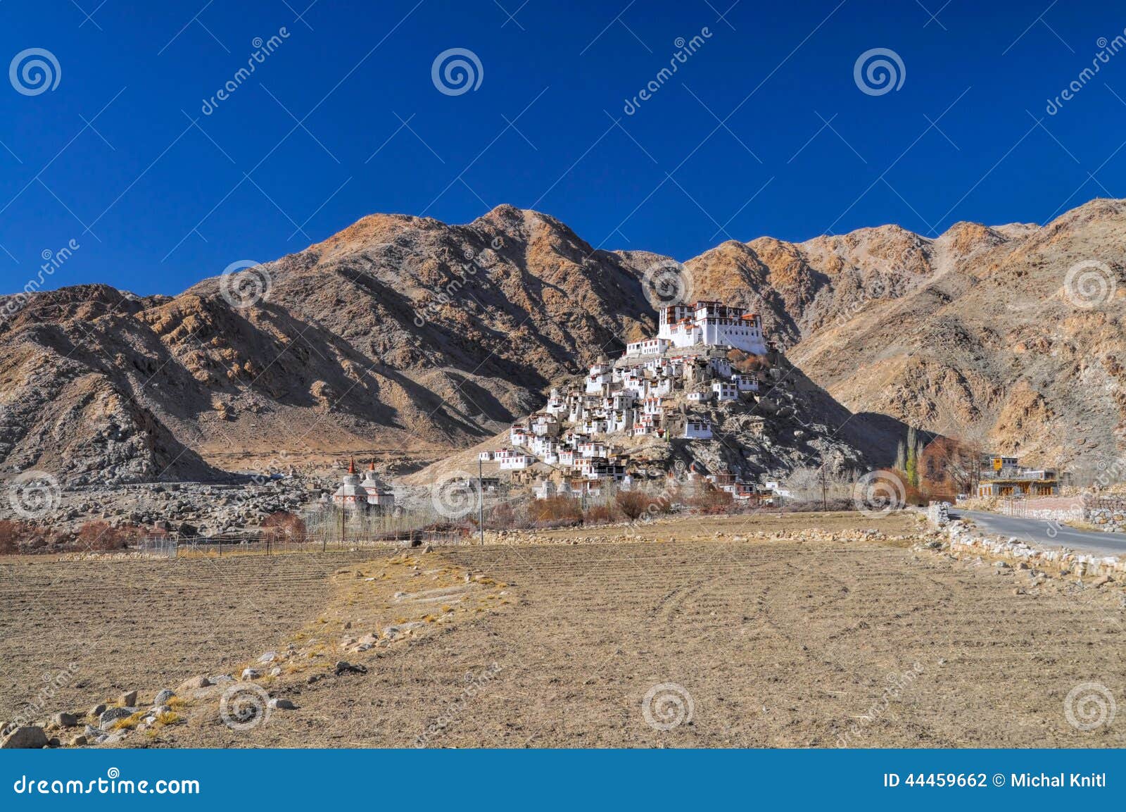 Chemrey monastery stock photo. Image of high, landscape - 44459662