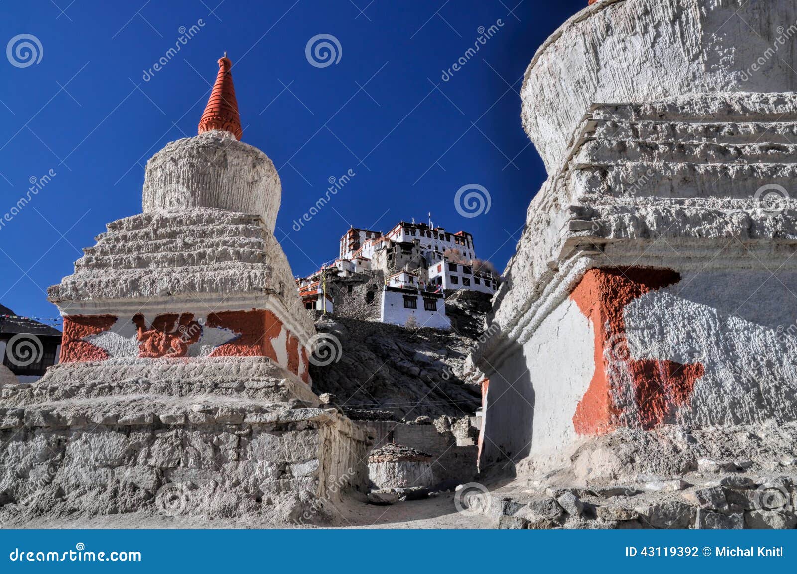 Chemrey monastery stock photo. Image of panorama, himalayas - 43119392