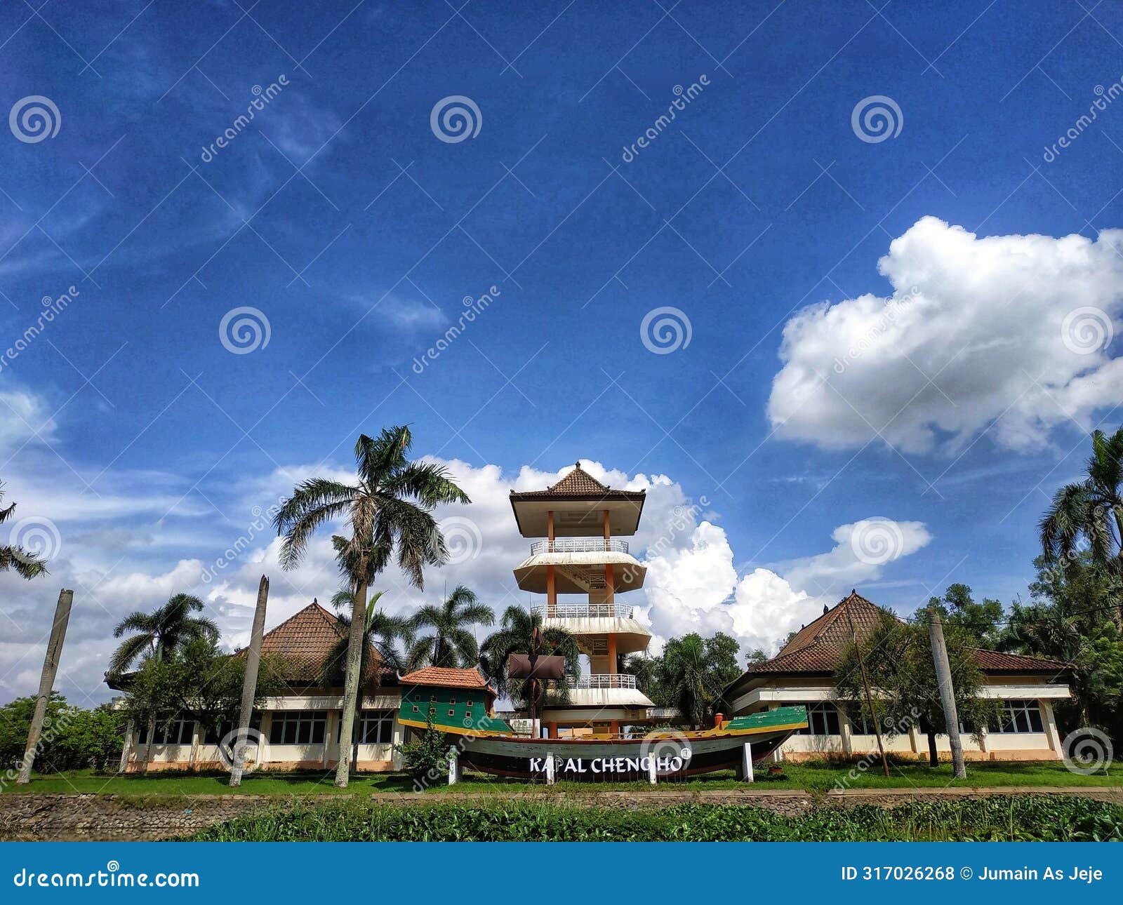 Cheng Ho& X27;s Ship Monument in Palembang Editorial Stock Photo ...