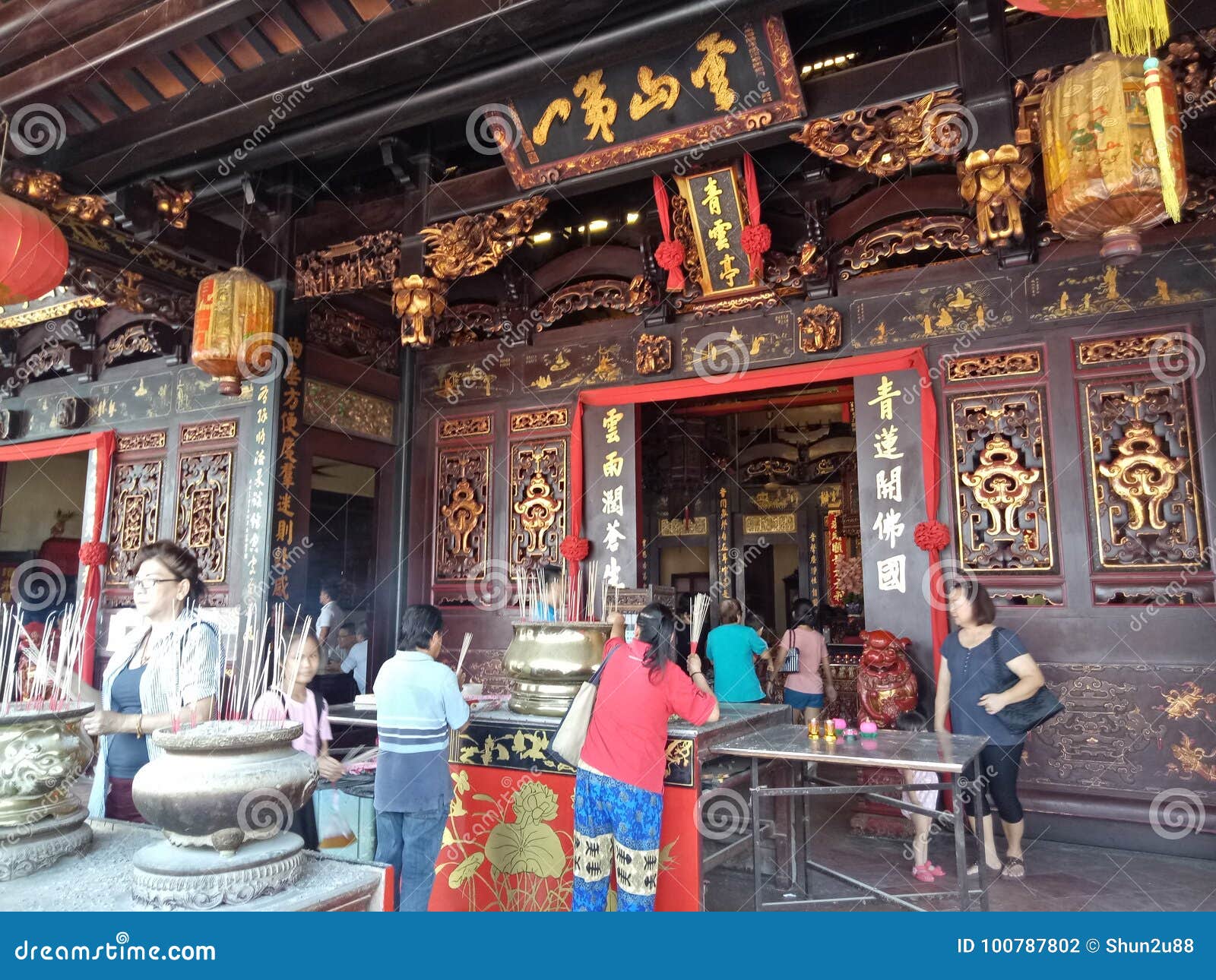 Cheng Hoon Teng Temple Melaka Redactionele Fotografie - Afbeelding ...