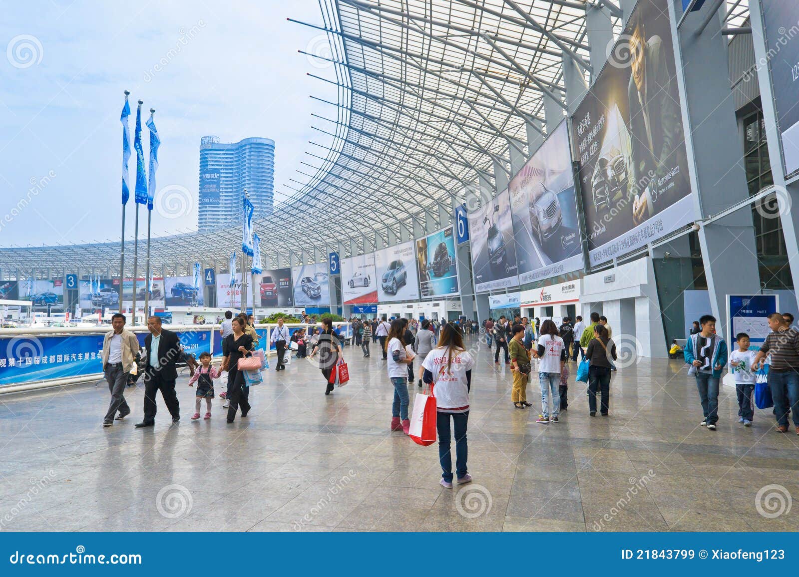 Chengdu International Auto Show Editorial Stock Image - Image of walk ...